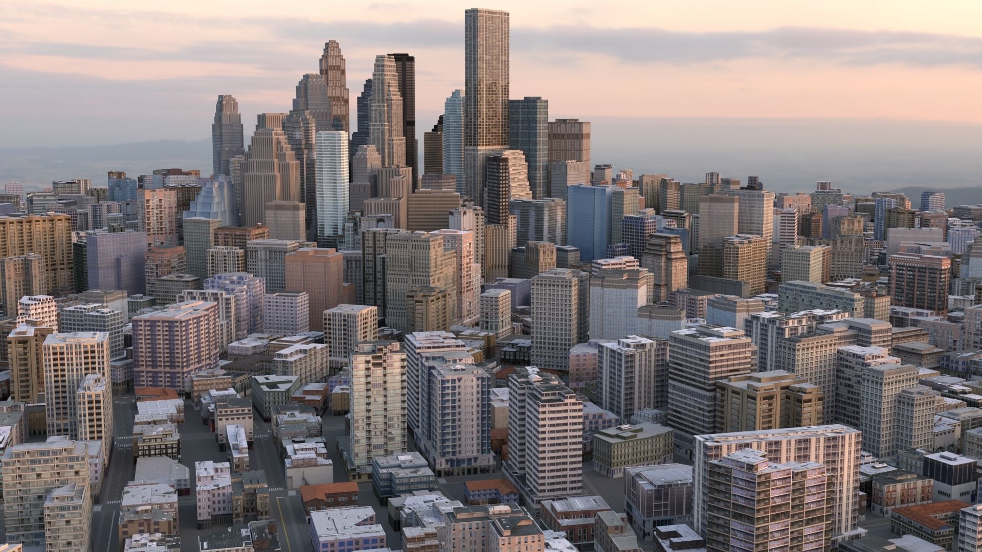 3D model City 64 VR / AR / low-poly | CGTrader