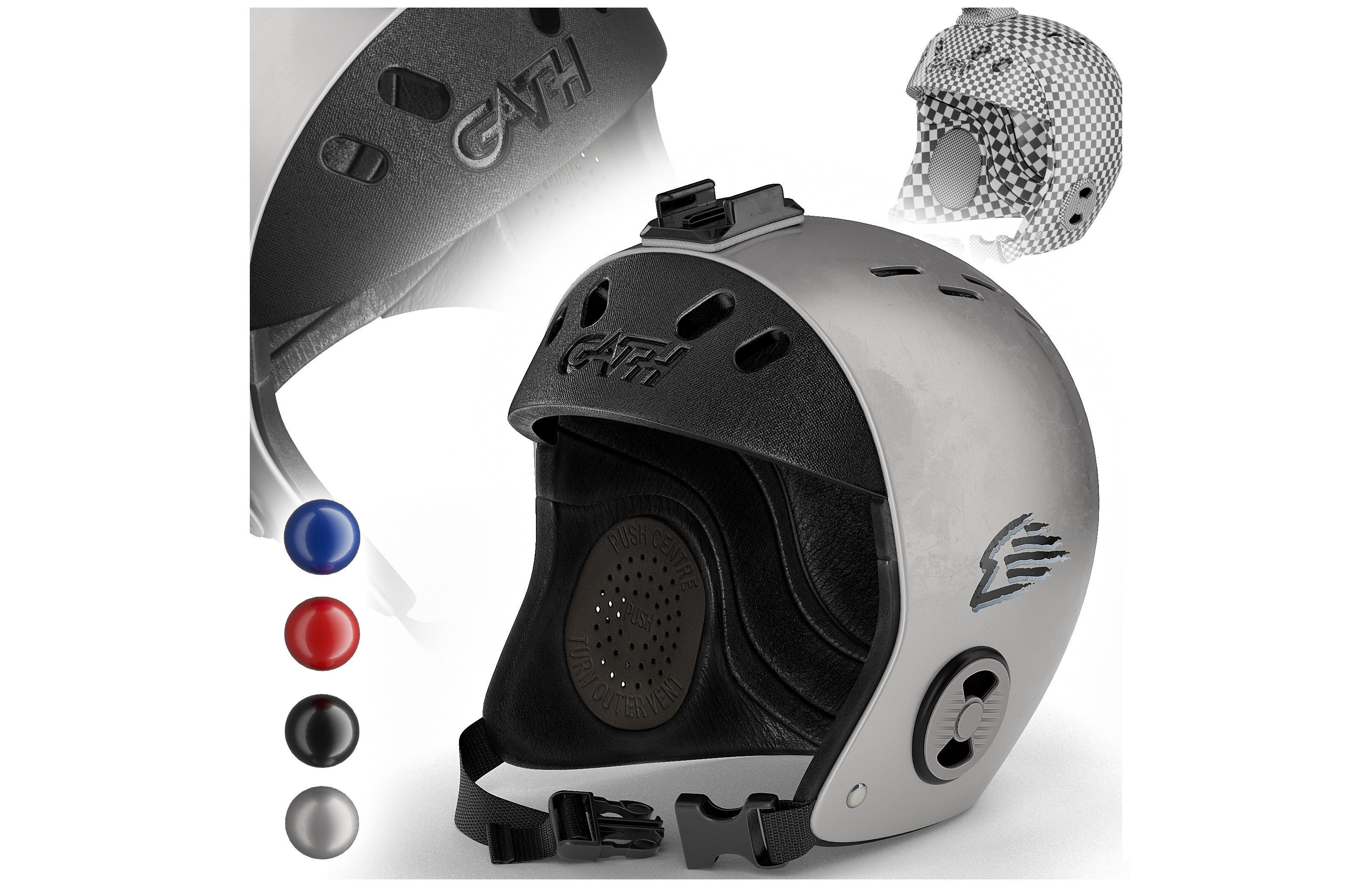 Sport helmet Gath 3D model | CGTrader