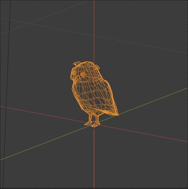 3D model Great Horned Owl VR / AR / low-poly | CGTrader