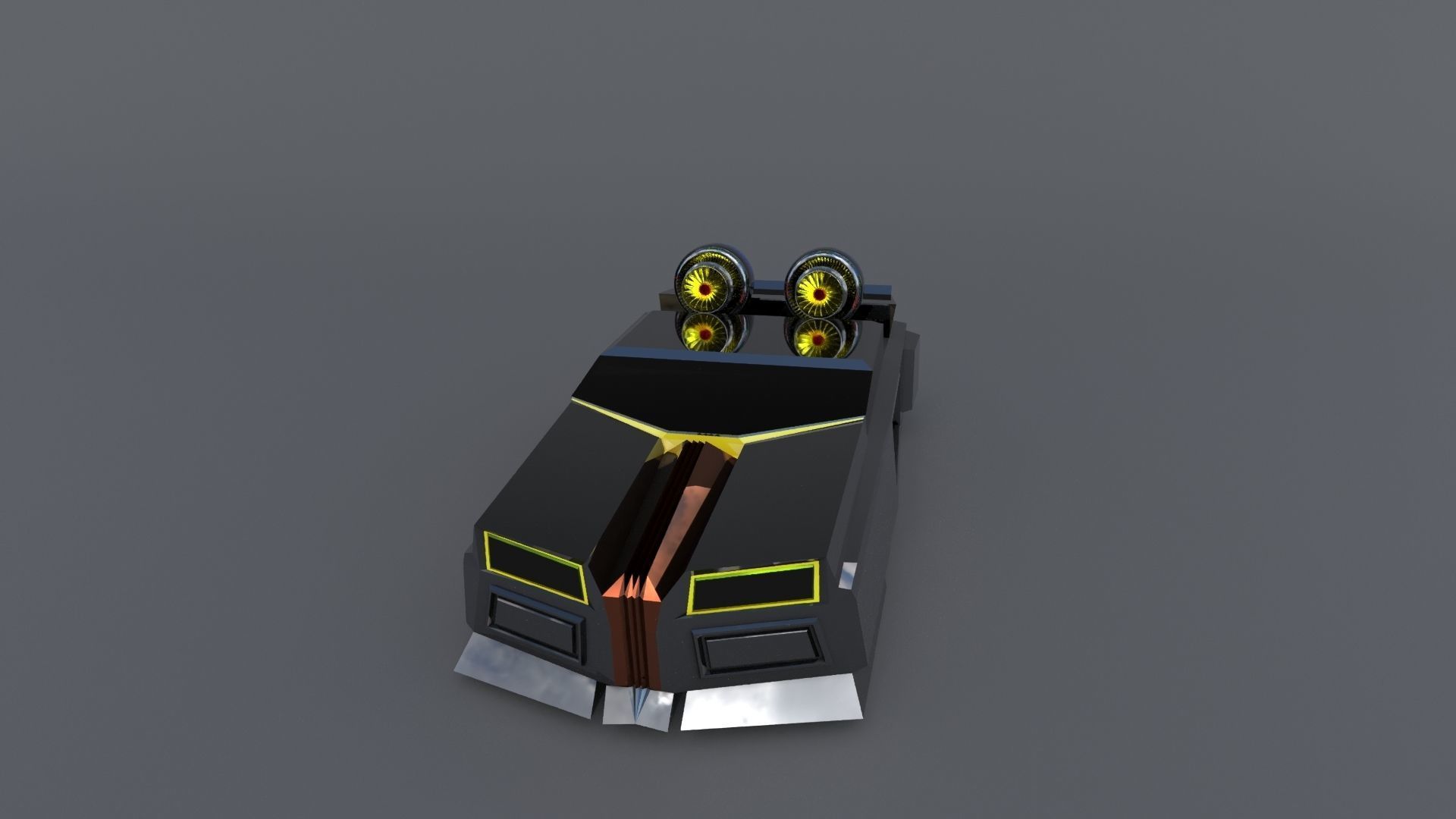 3D model of scifi jet car 3D model | CGTrader