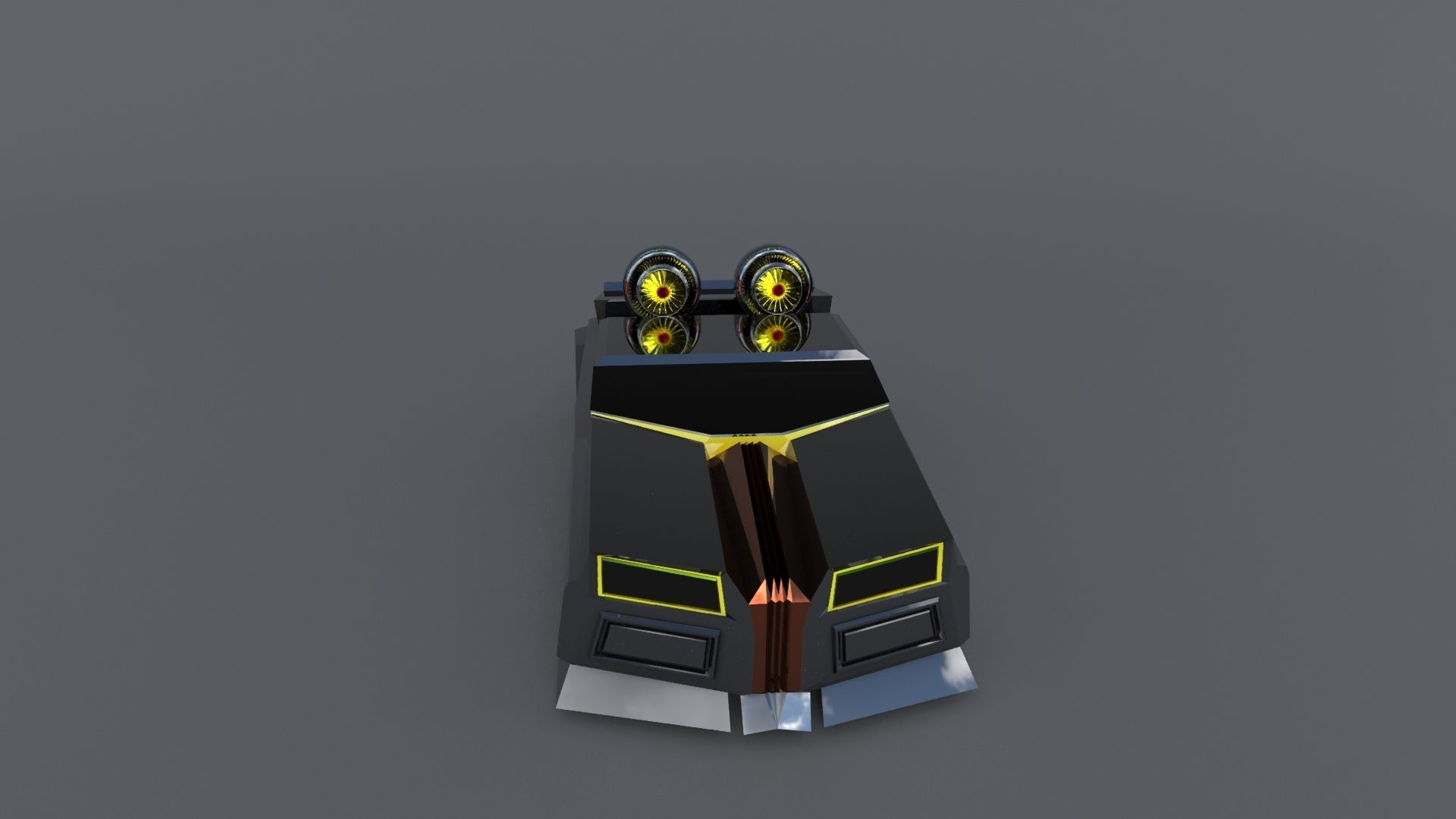 3D model of scifi jet car 3D model | CGTrader