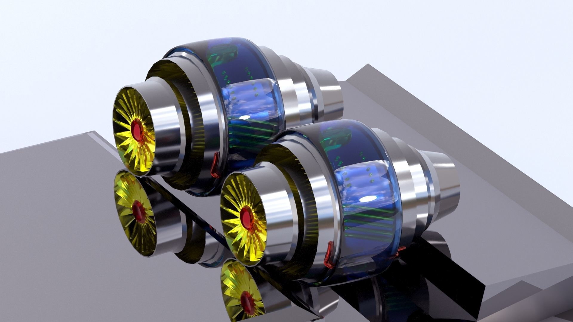 3D model of scifi jet car 3D model | CGTrader