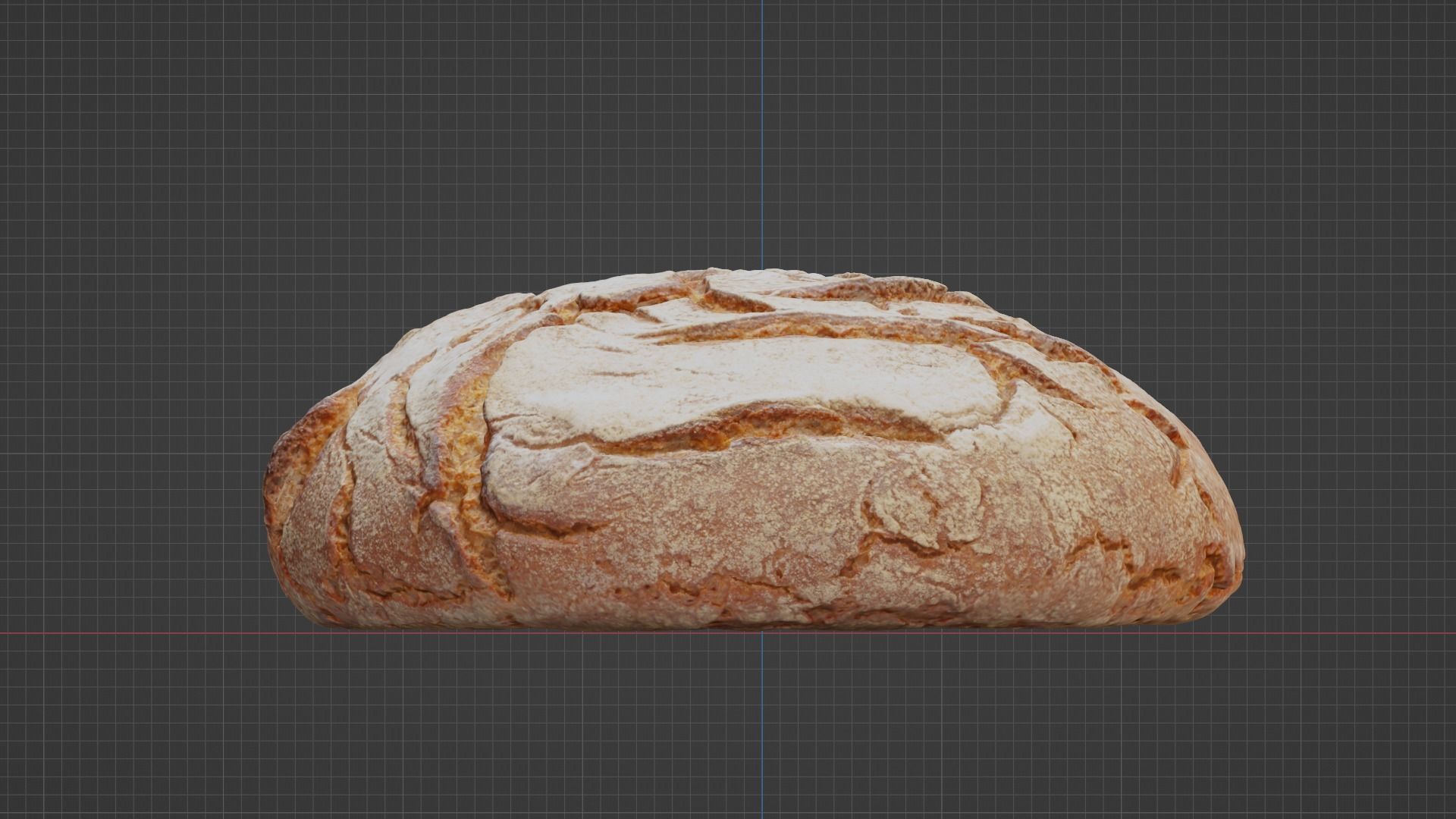 3D model Rustic Sourdough Bread VR / AR / low-poly | CGTrader