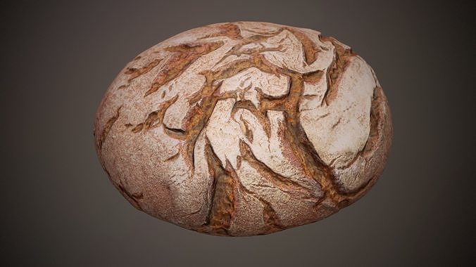 3D model Rustic Sourdough Bread VR / AR / low-poly | CGTrader