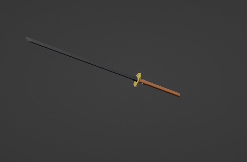 Simple Samurai Sword - Katana free VR / AR / low-poly 3D model | CGTrader