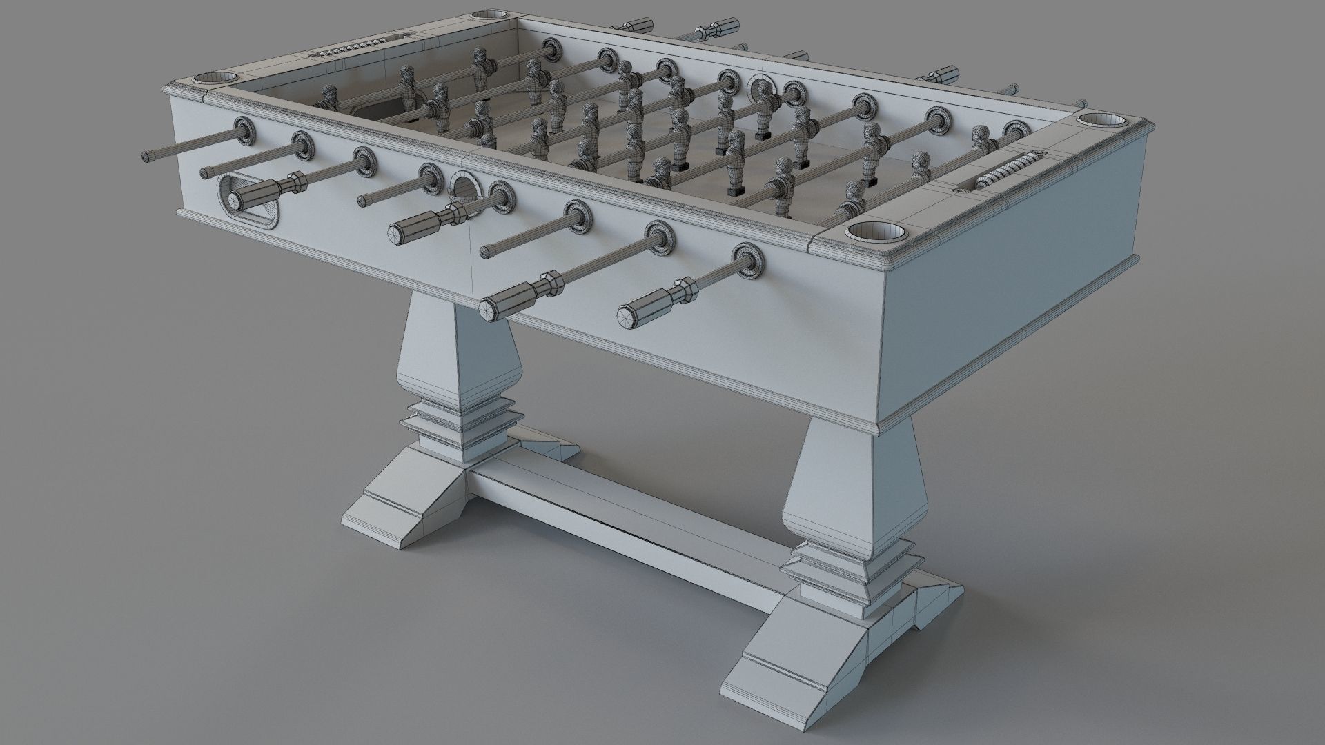Montecito 55-in Premium Competition Foosball Table 3D model | CGTrader