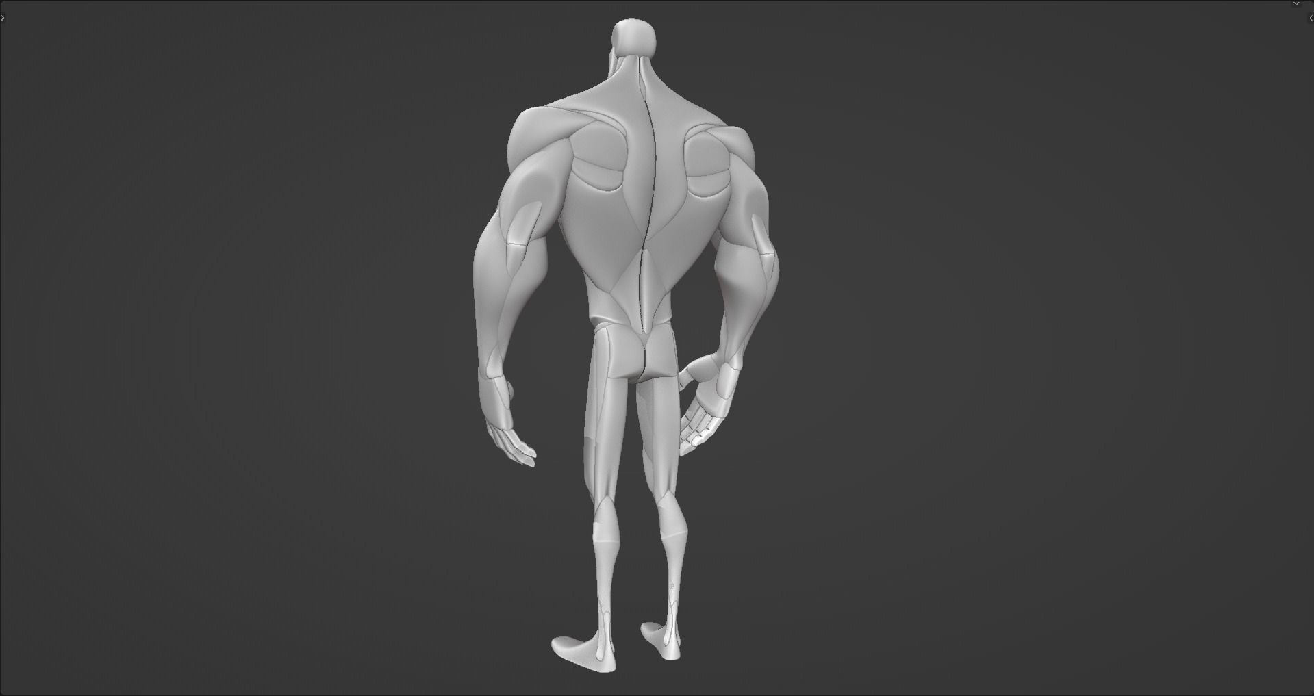 Stylized Big Guy Anatomy Blockout V2 3D model | CGTrader