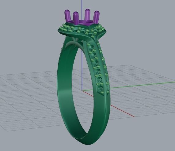Soliter ring Model 2347 3D model 3D printable | CGTrader