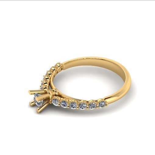 Soliter ring Model 2342 3D model 3D printable | CGTrader