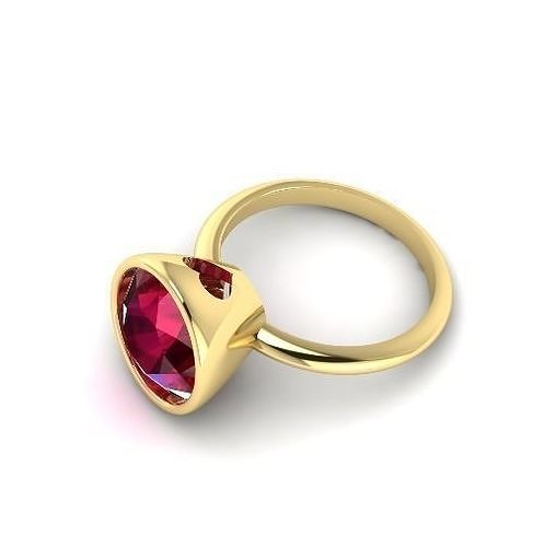 Ring with hearts Model 2417 3D model 3D printable | CGTrader