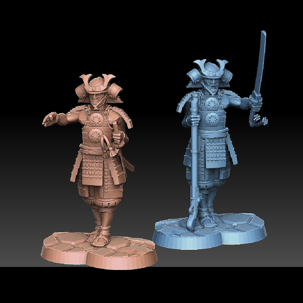 Ashigaru Musket Regiment 3D model 3D printable | CGTrader