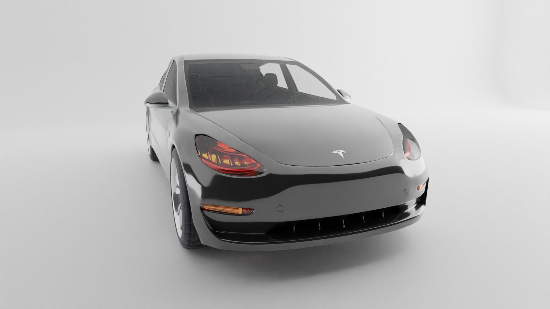 3D model Tesla m3 VR / AR / low-poly | CGTrader