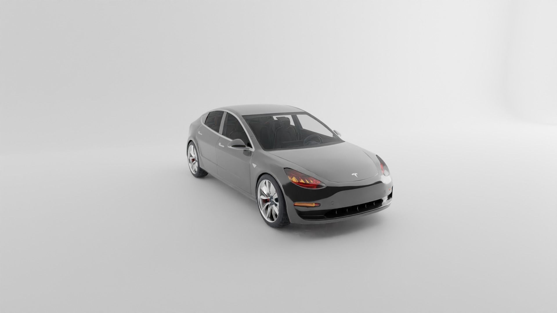 3D model Tesla m3 VR / AR / low-poly | CGTrader