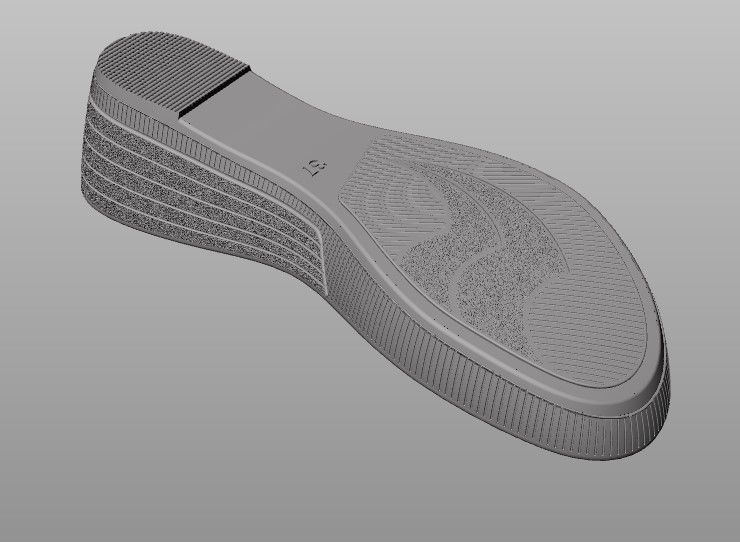 3D sole design for women 3D model rigged | CGTrader