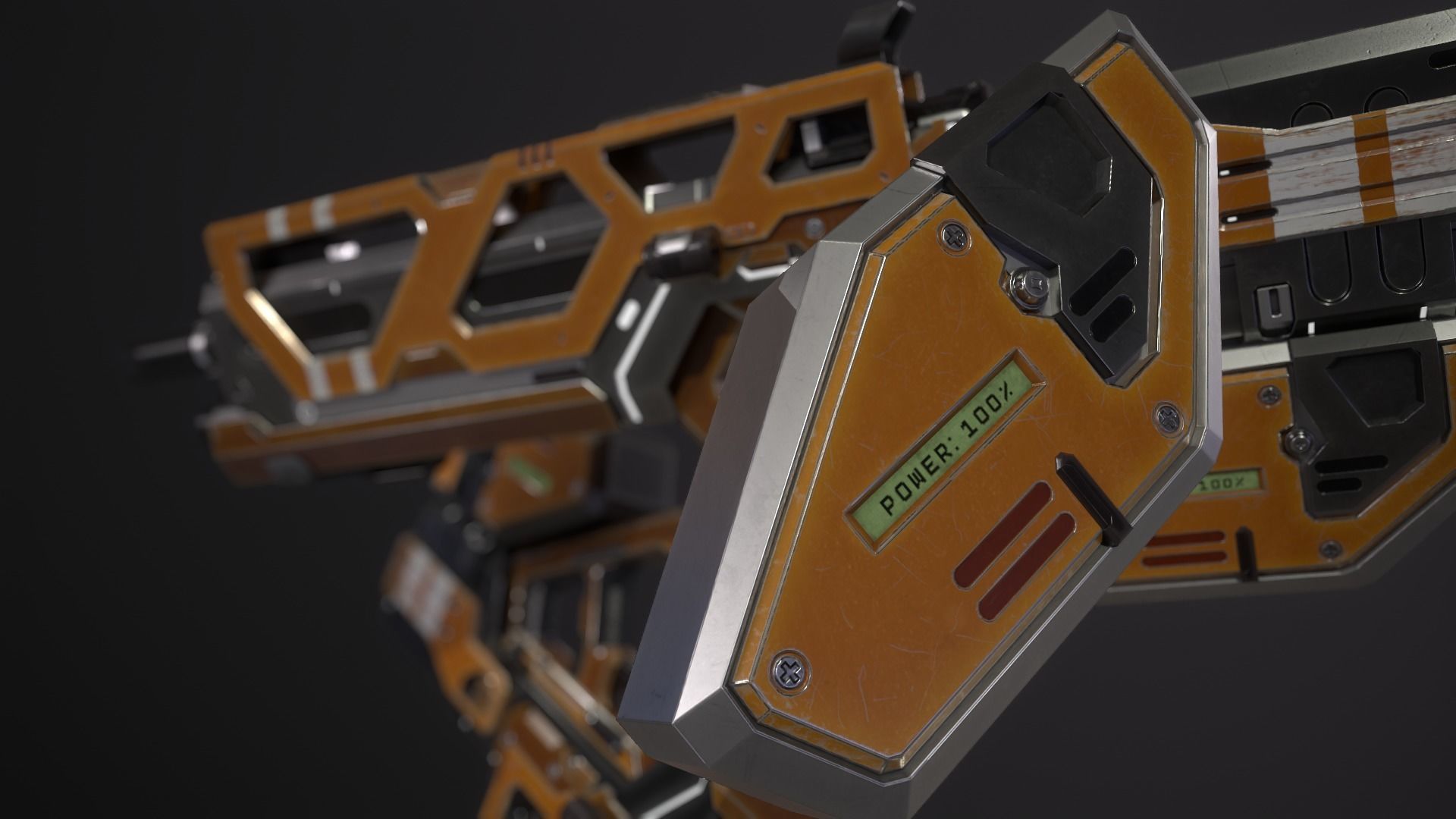 3D model Scifi Assult Rifel Gun VR / AR / low-poly | CGTrader