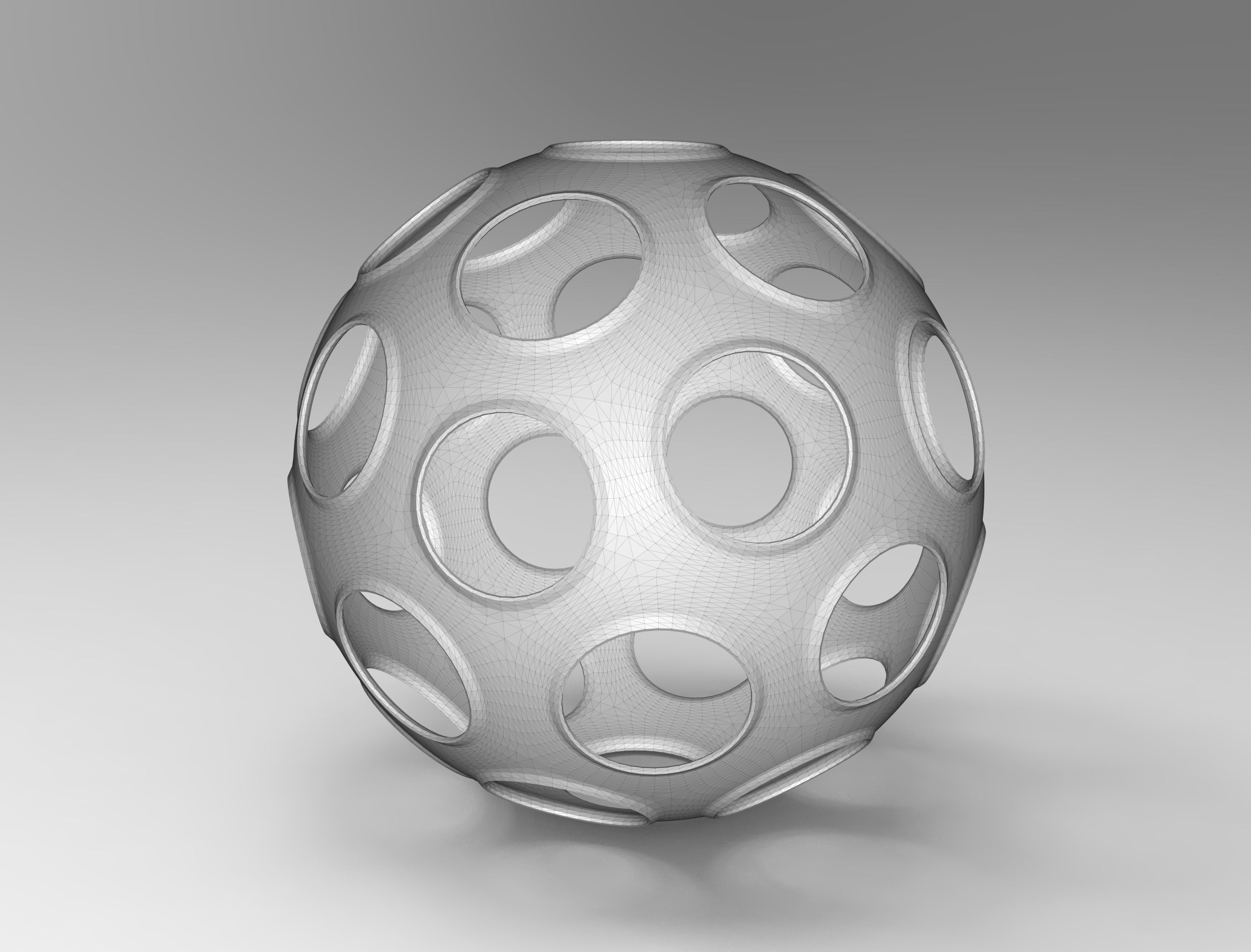 Buckminster Fuller Flys Eye 3d model 3D model 3D printable | CGTrader