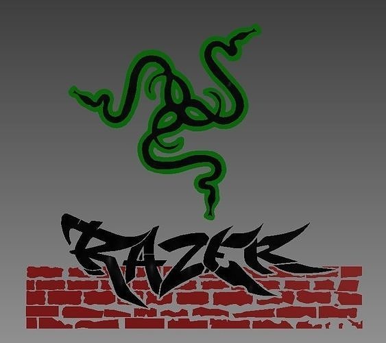 logo razer 3D model 3D printable | CGTrader