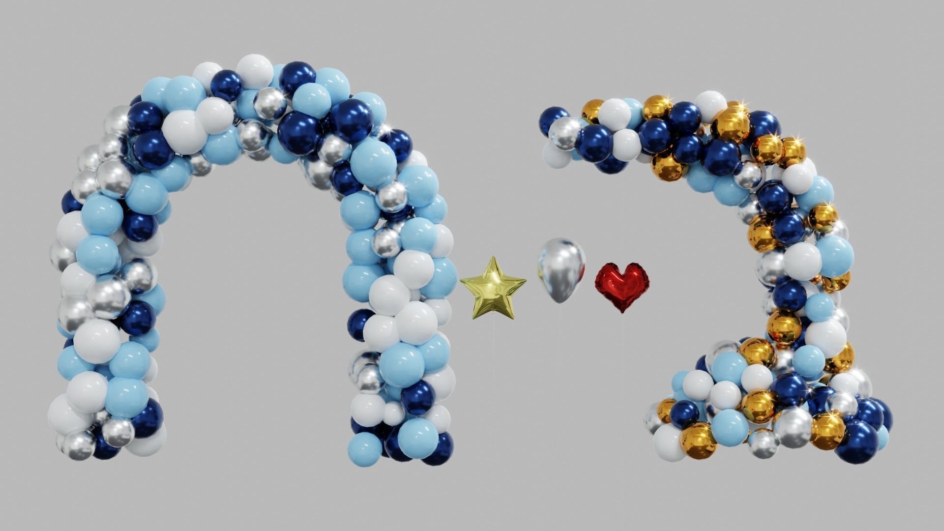 Balloon arch 3D model | CGTrader