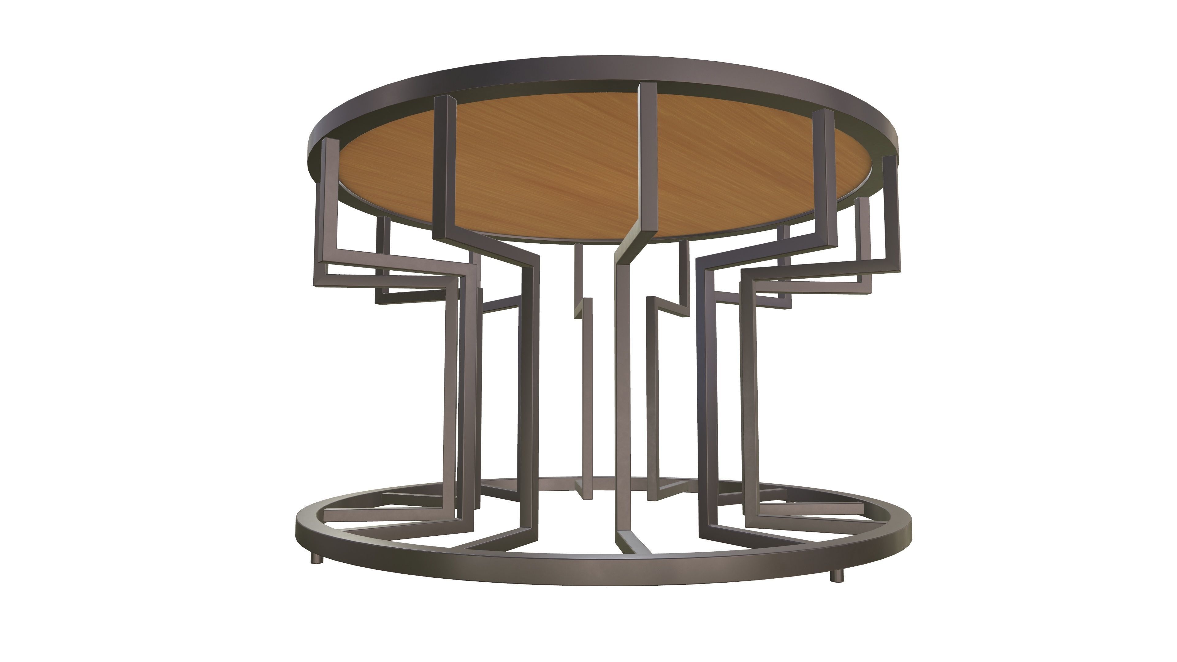 3D model Round Table Round Table V2 3D Model VR AR PBR VR / AR / low ...