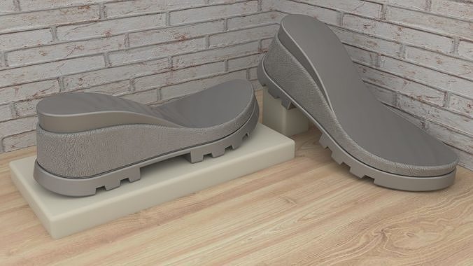 3D Shoes Sole 3D model rigged | CGTrader