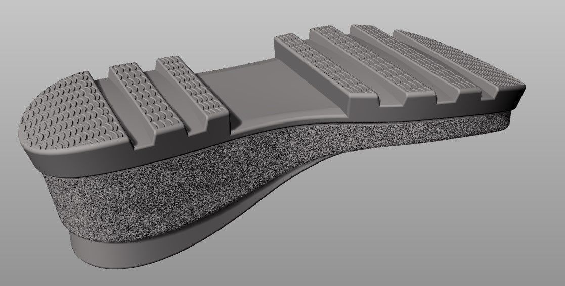 3D Shoes Sole 3D model rigged | CGTrader