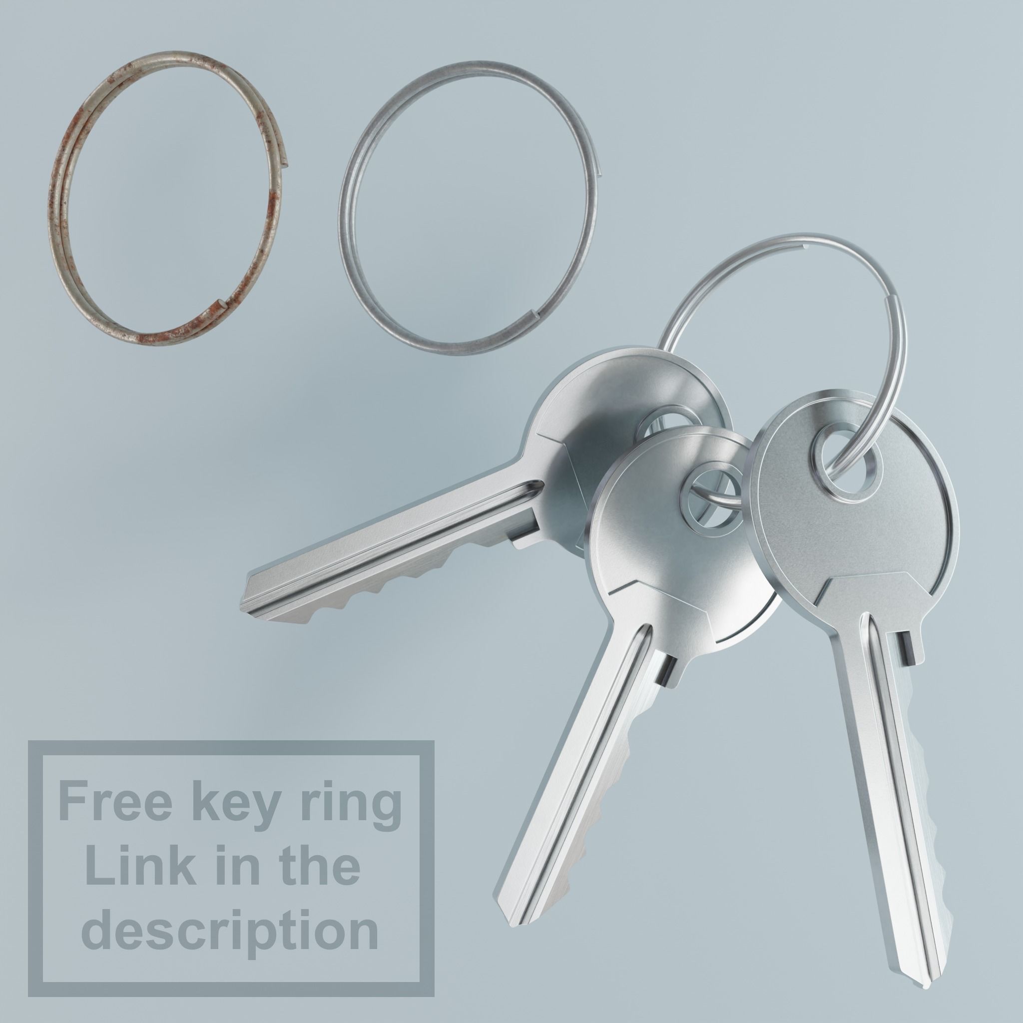 Key collection set of keys | CGTrader