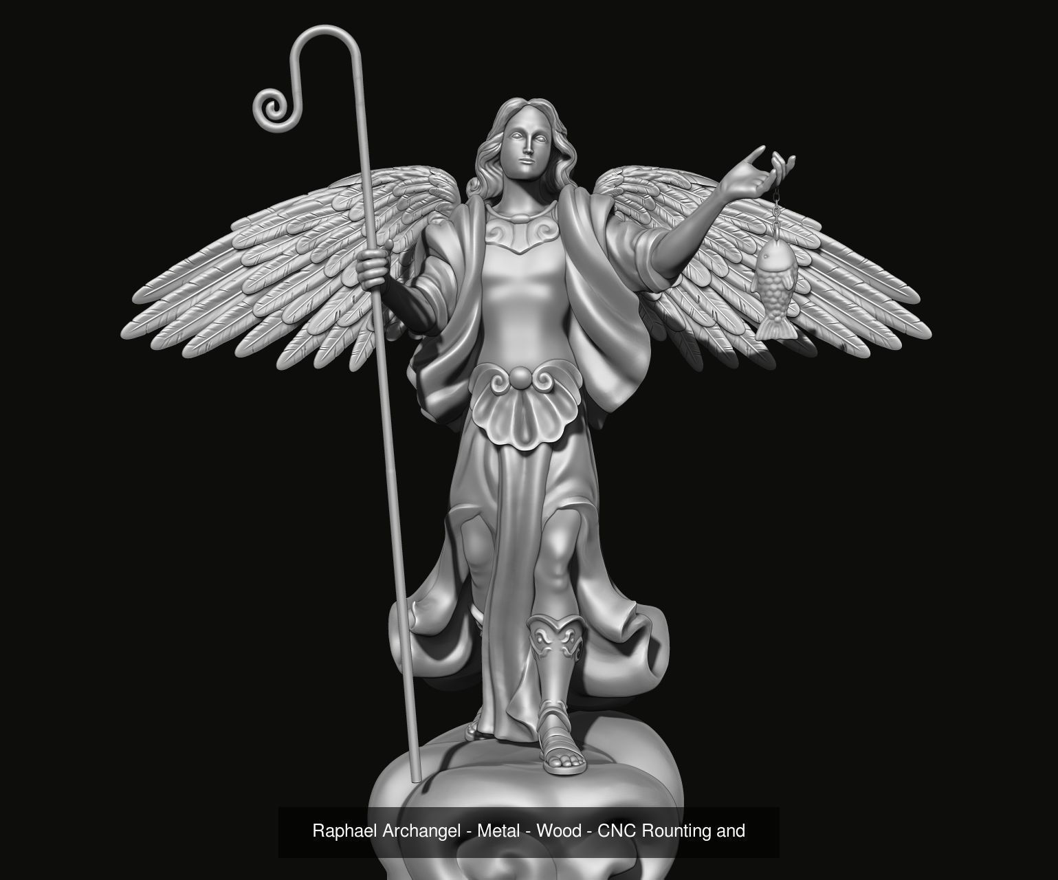 The Four Archangels 3D Model Collection | CGTrader