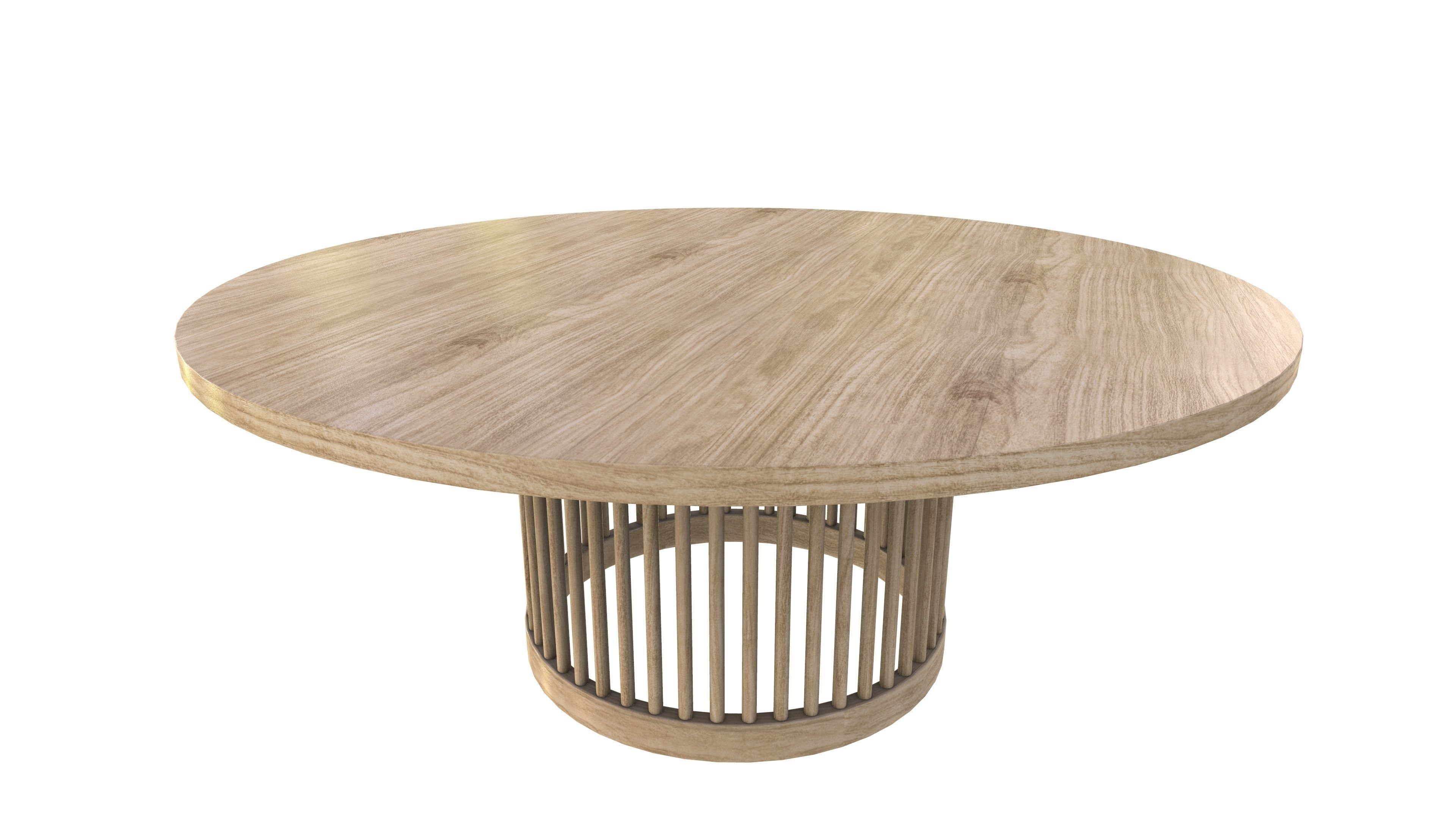 3D model Round Table Round Table V3 3D Model VR AR PBR VR / AR / low ...