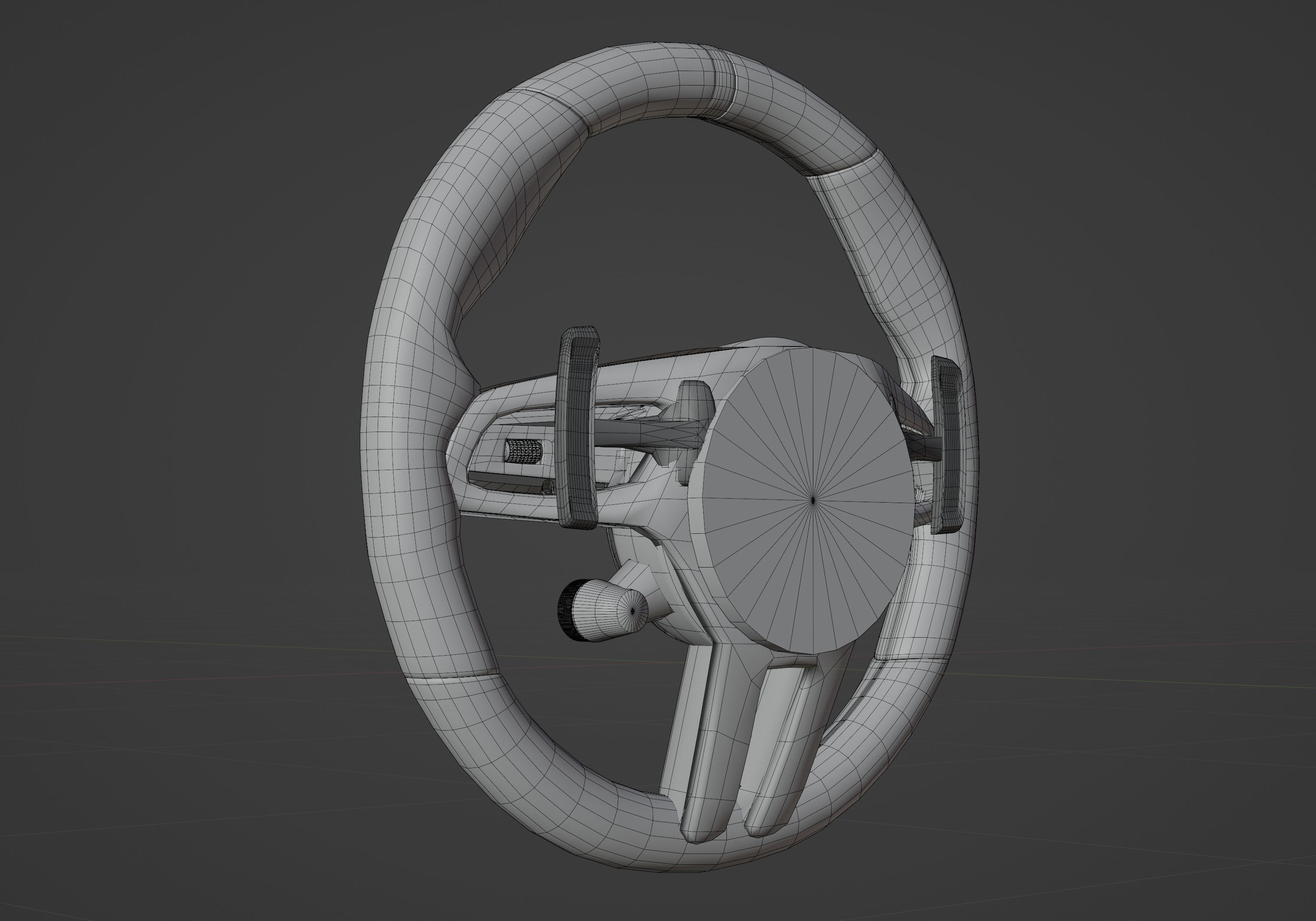 Porsche 911 992 Steering Wheel High Poly 4K 3D model | CGTrader