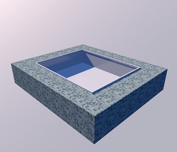 swimming pool 3D model 3D printable | CGTrader