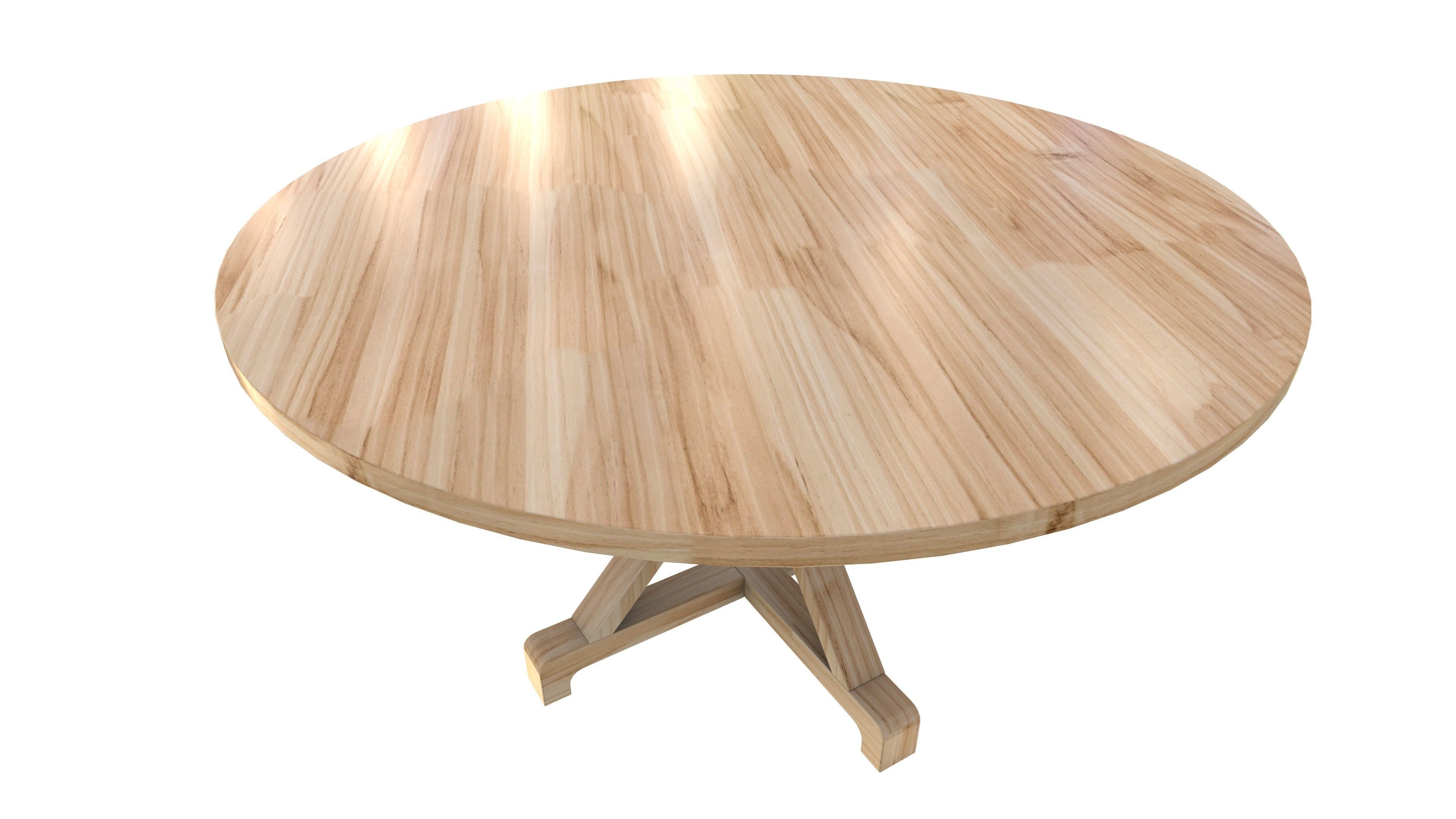 3D model Round Table Round Table V4 3D Model VR AR PBR VR / AR / low ...