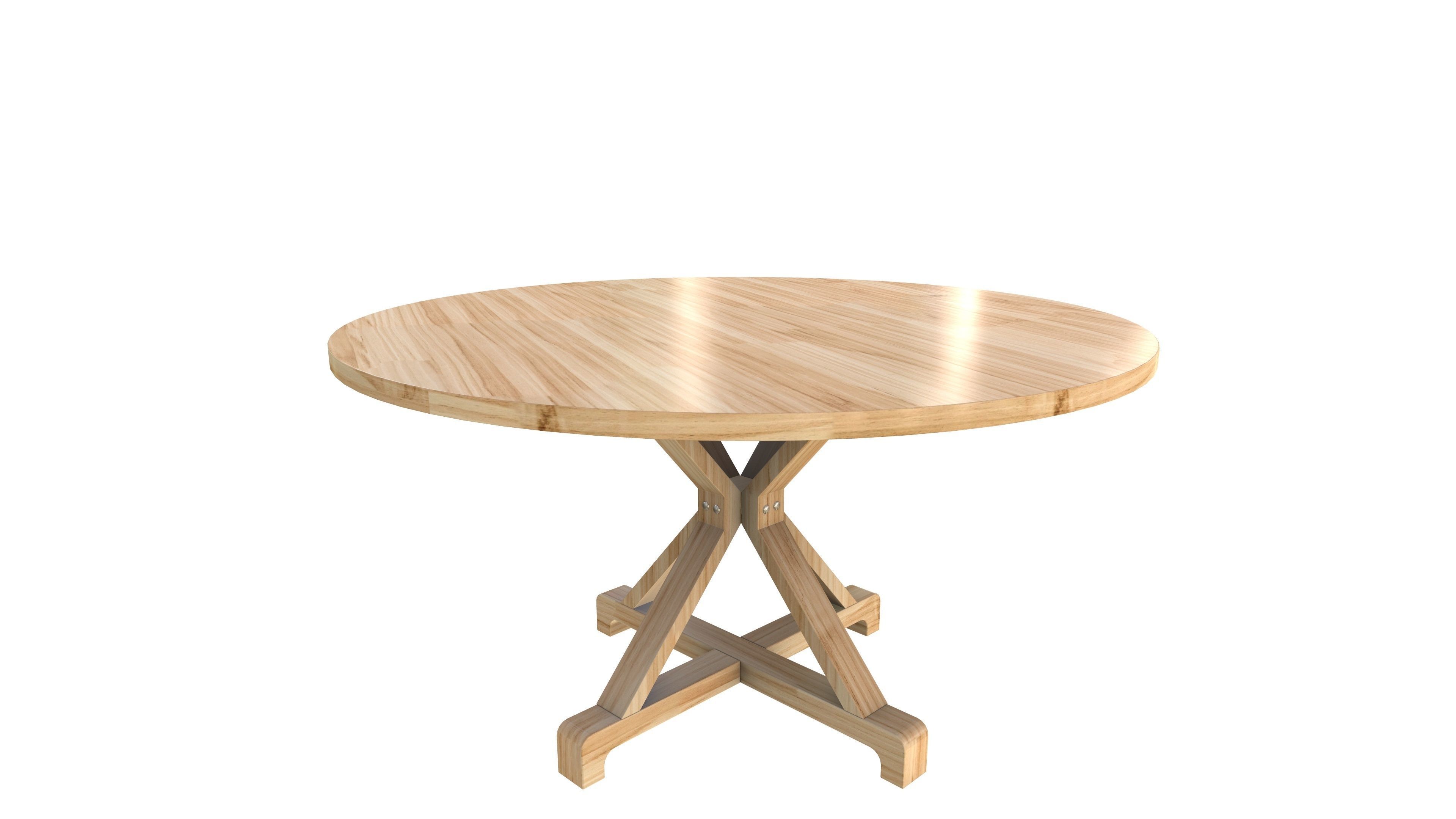 3D model Round Table Round Table V4 3D Model VR AR PBR VR / AR / low ...