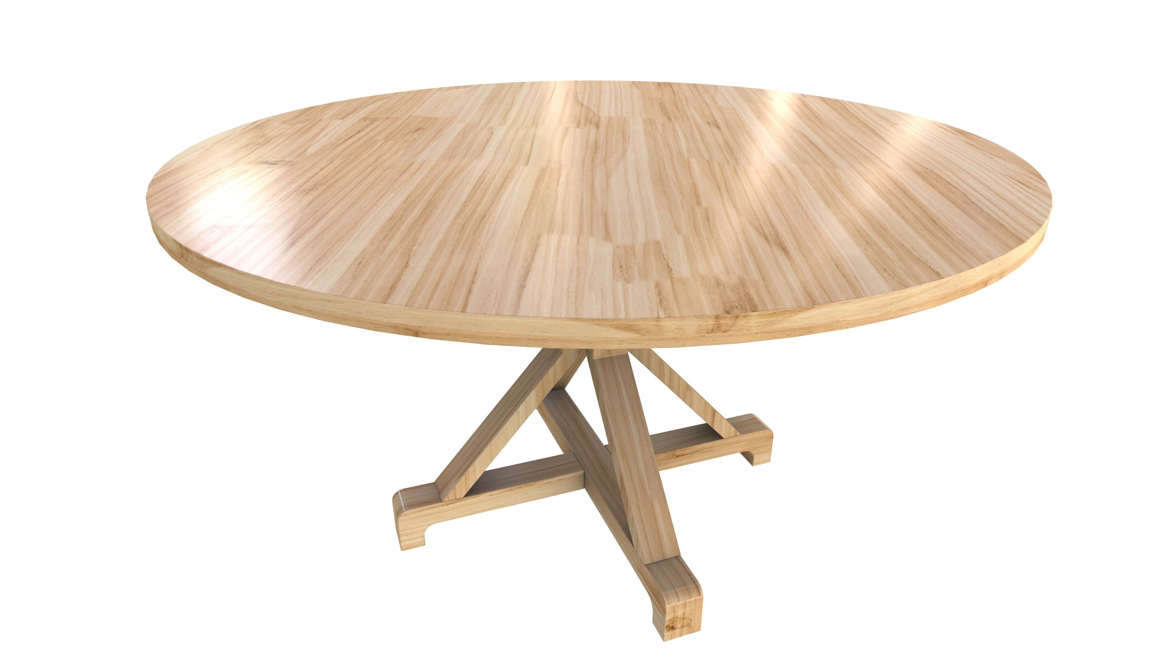 3D model Round Table Round Table V4 3D Model VR AR PBR VR / AR / low ...