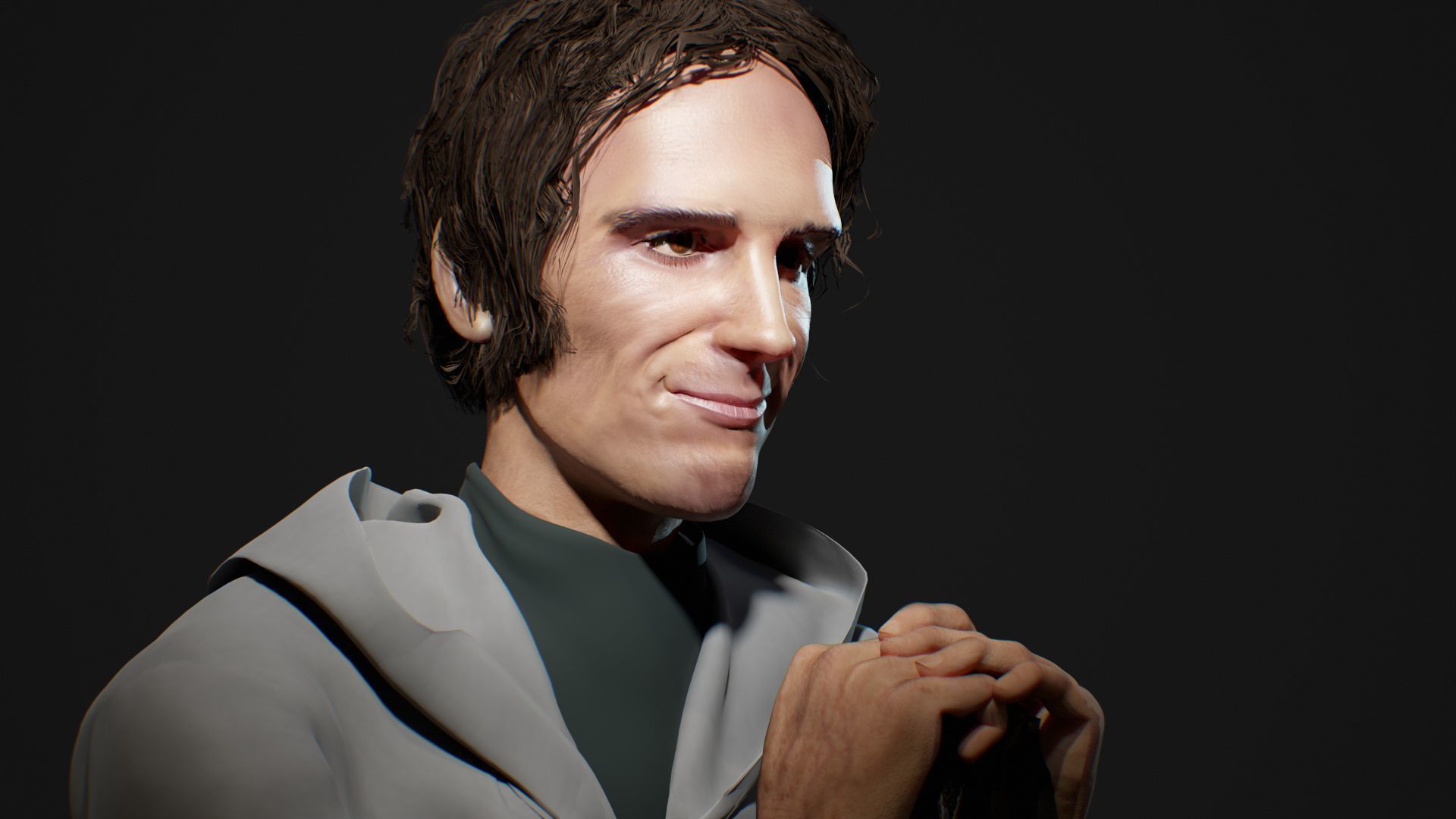 Luis Alberto Spinetta renderable 3D model | CGTrader