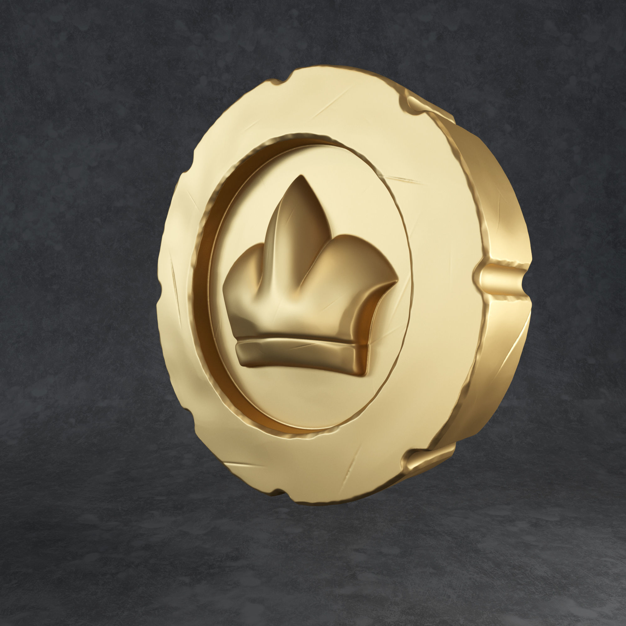 Gold coin for 3d print 3D model 3D printable | CGTrader