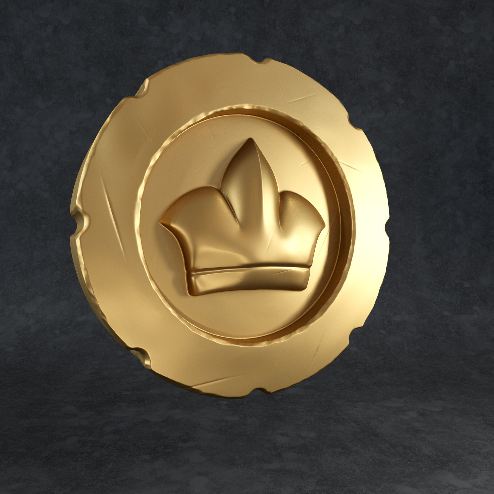 Gold coin for 3d print 3D model 3D printable | CGTrader