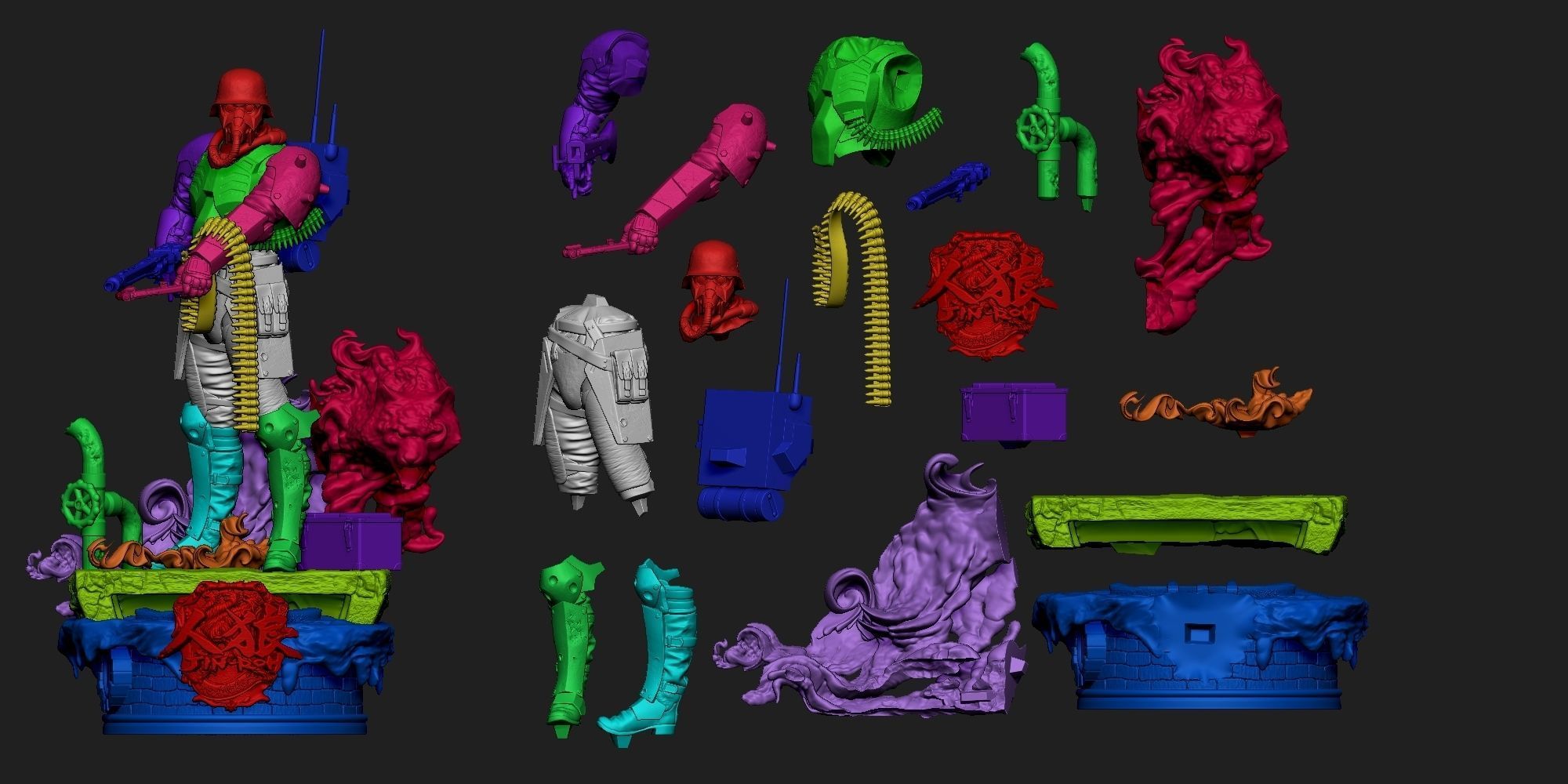 JIN ROH BY CREATIVE GEEK MB 3D model 3D printable | CGTrader