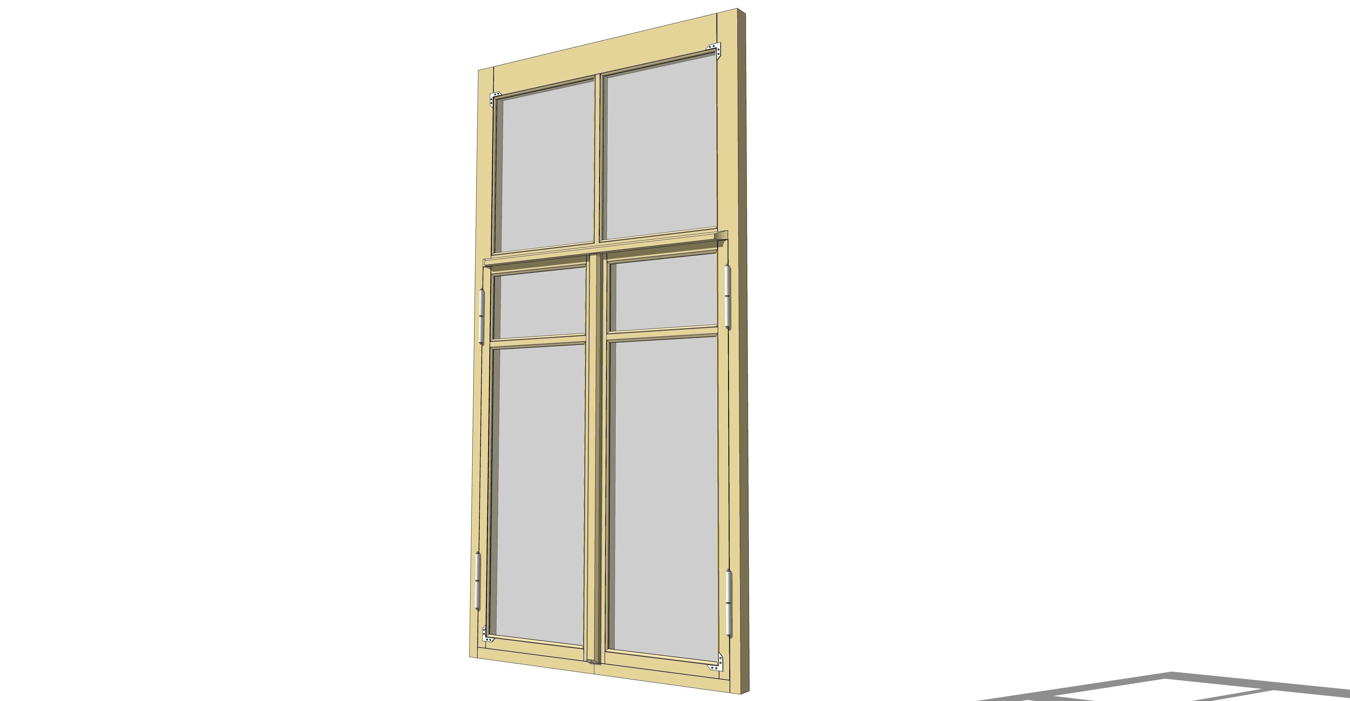 Classic frame window free 3D model | CGTrader