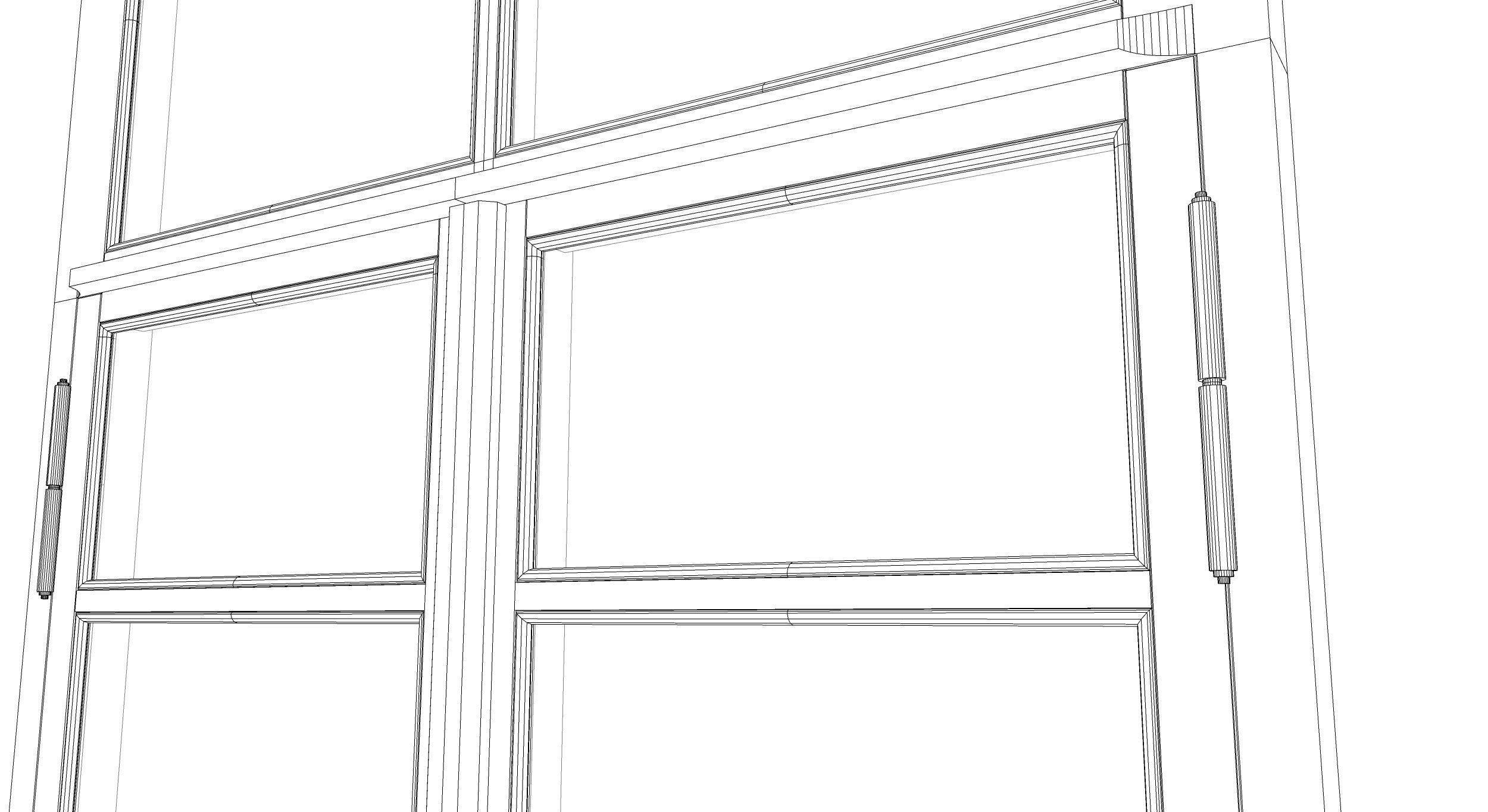 Classic frame window free 3D model | CGTrader