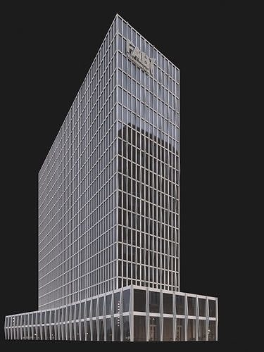 Office Building of a Bank 3D model | CGTrader