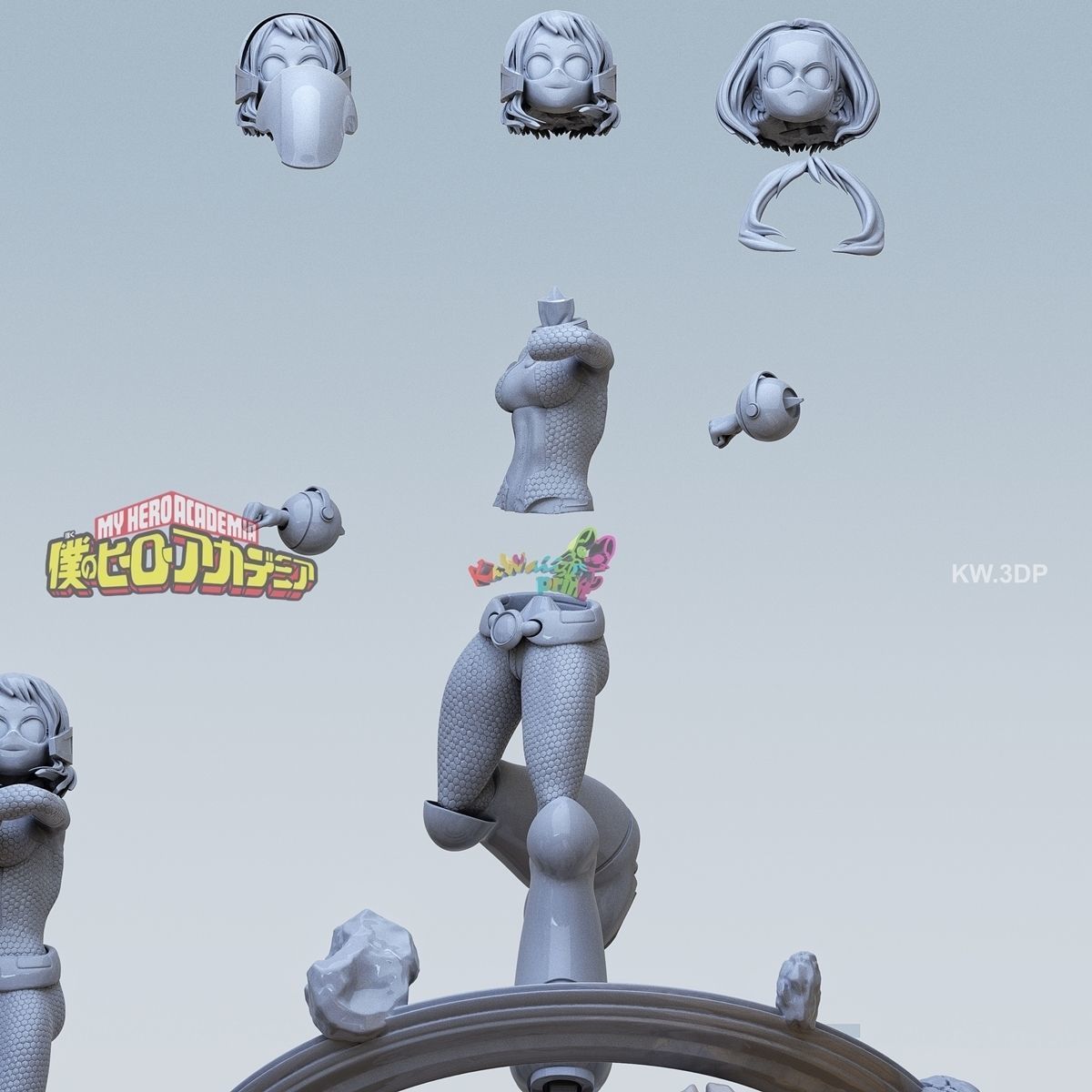 Uraraka hercules - my little pony figurine 3D model 3D printable | CGTrader