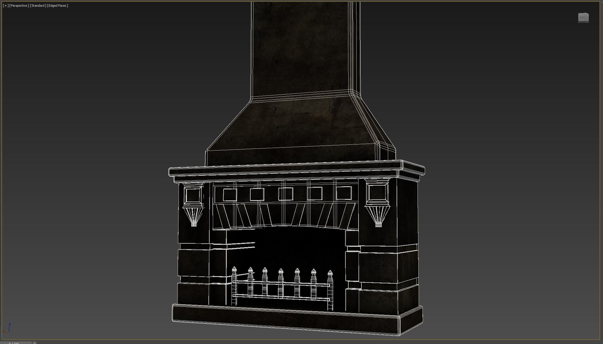 3D model Medieval Fireplace VR / AR / low-poly | CGTrader