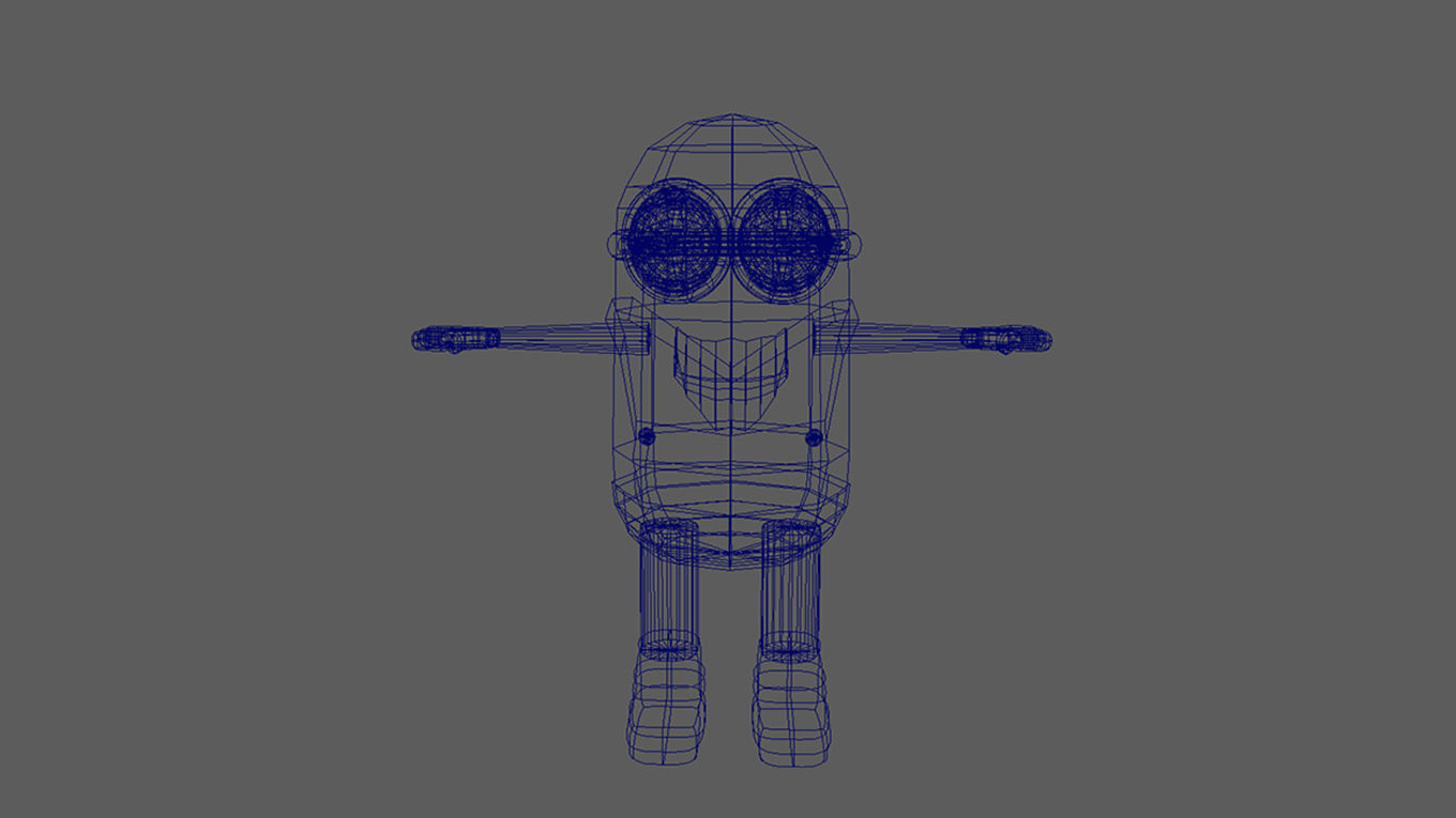 3D model Minion Character 3D Modeling VR / AR / low-poly | CGTrader