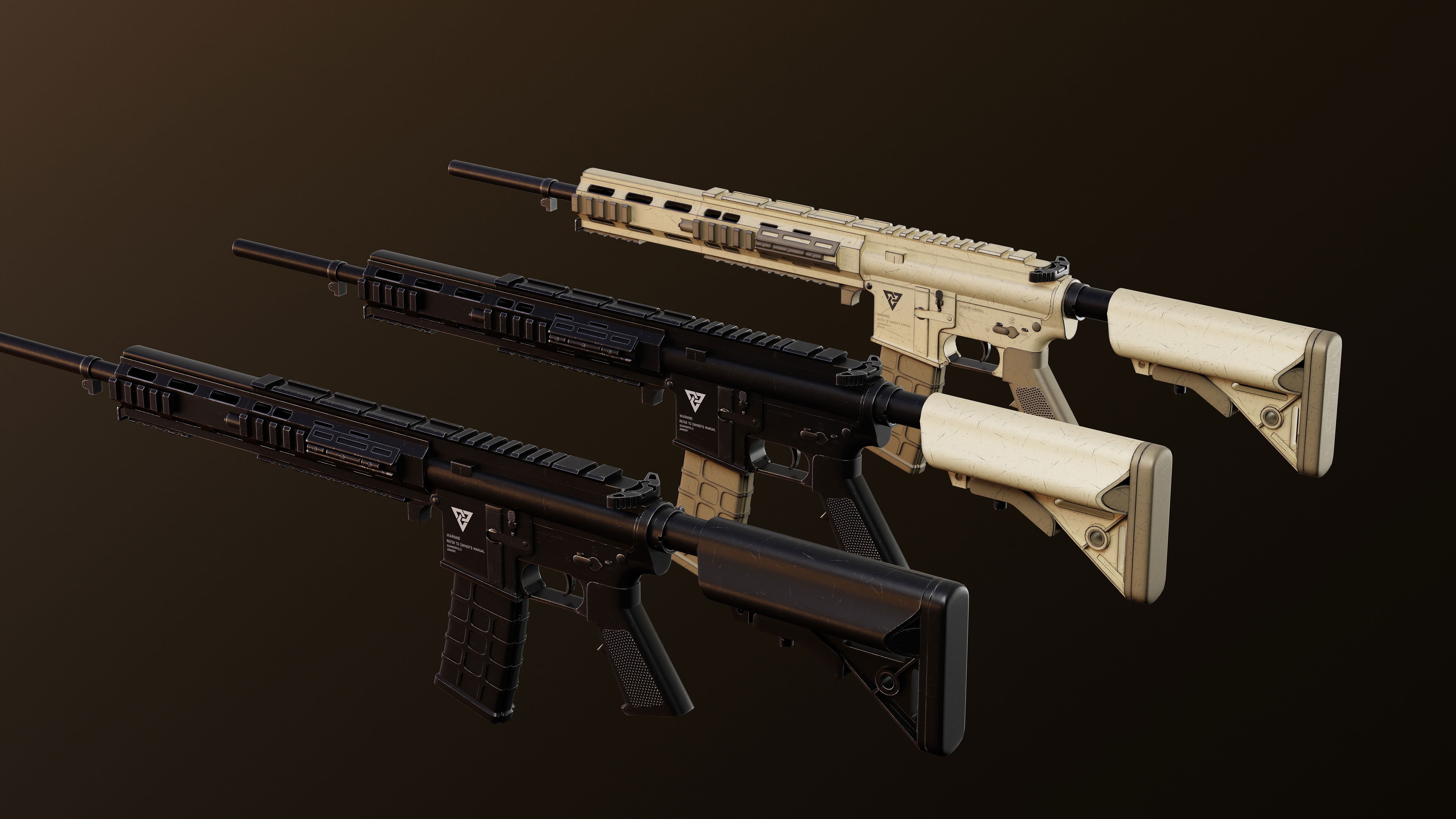 3D model WEAPON PACK 01 Low-poly 3D model VR / AR / low-poly | CGTrader