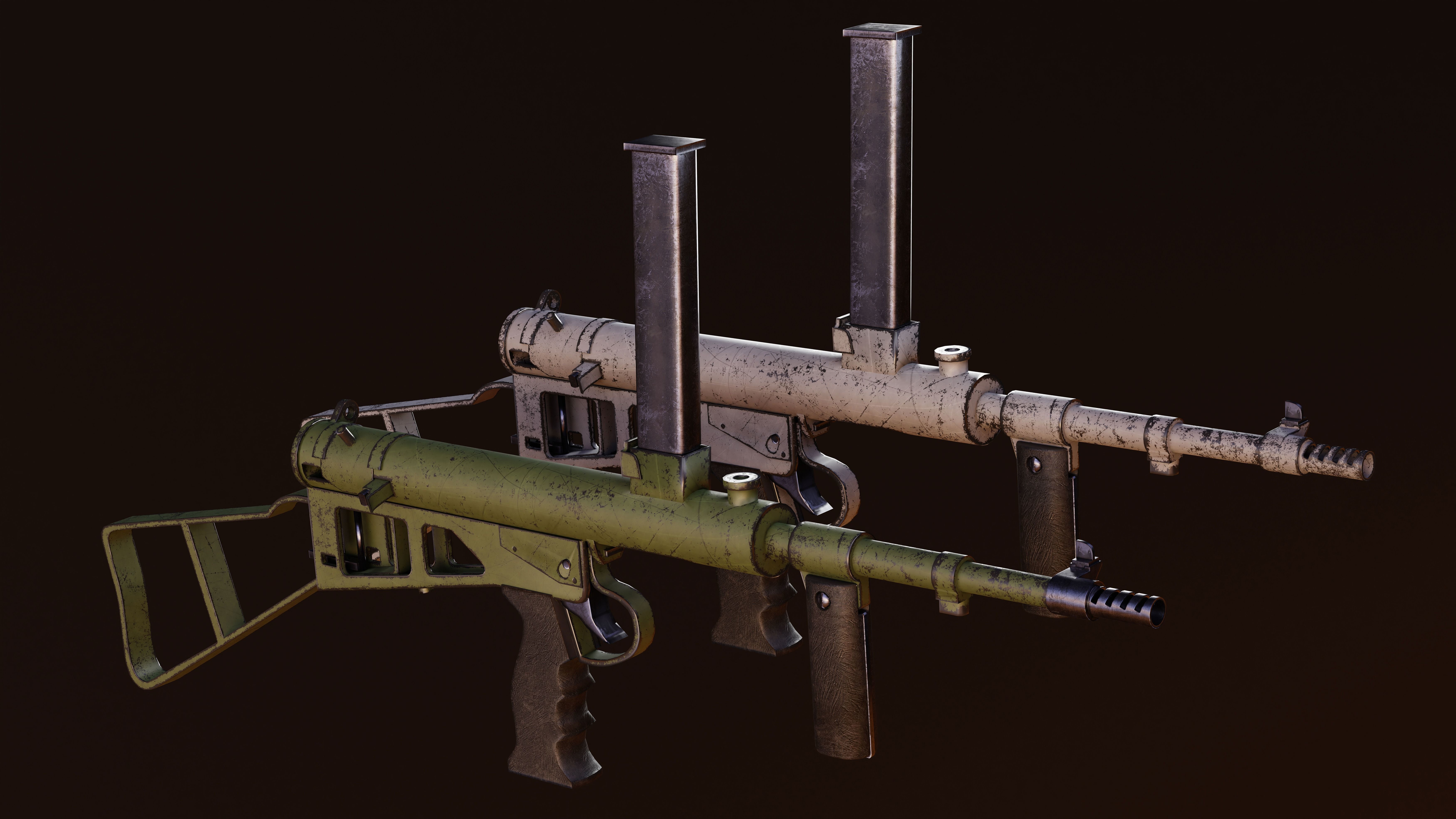 3D model WEAPON PACK 01 Low-poly 3D model VR / AR / low-poly | CGTrader