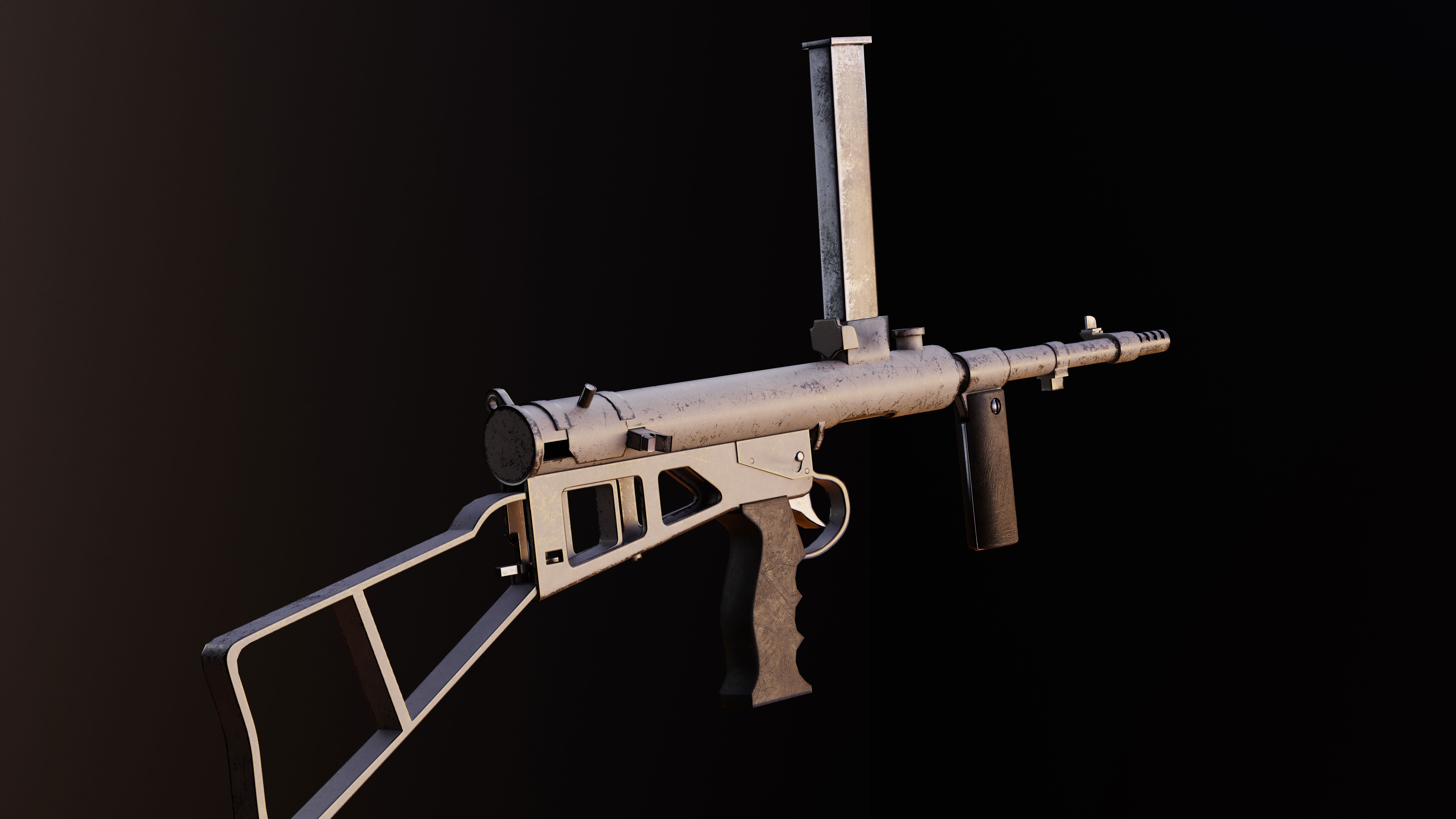 3d Model Weapon Pack 01 Low Poly 3d Model Vr Ar Low Poly Cgtrader