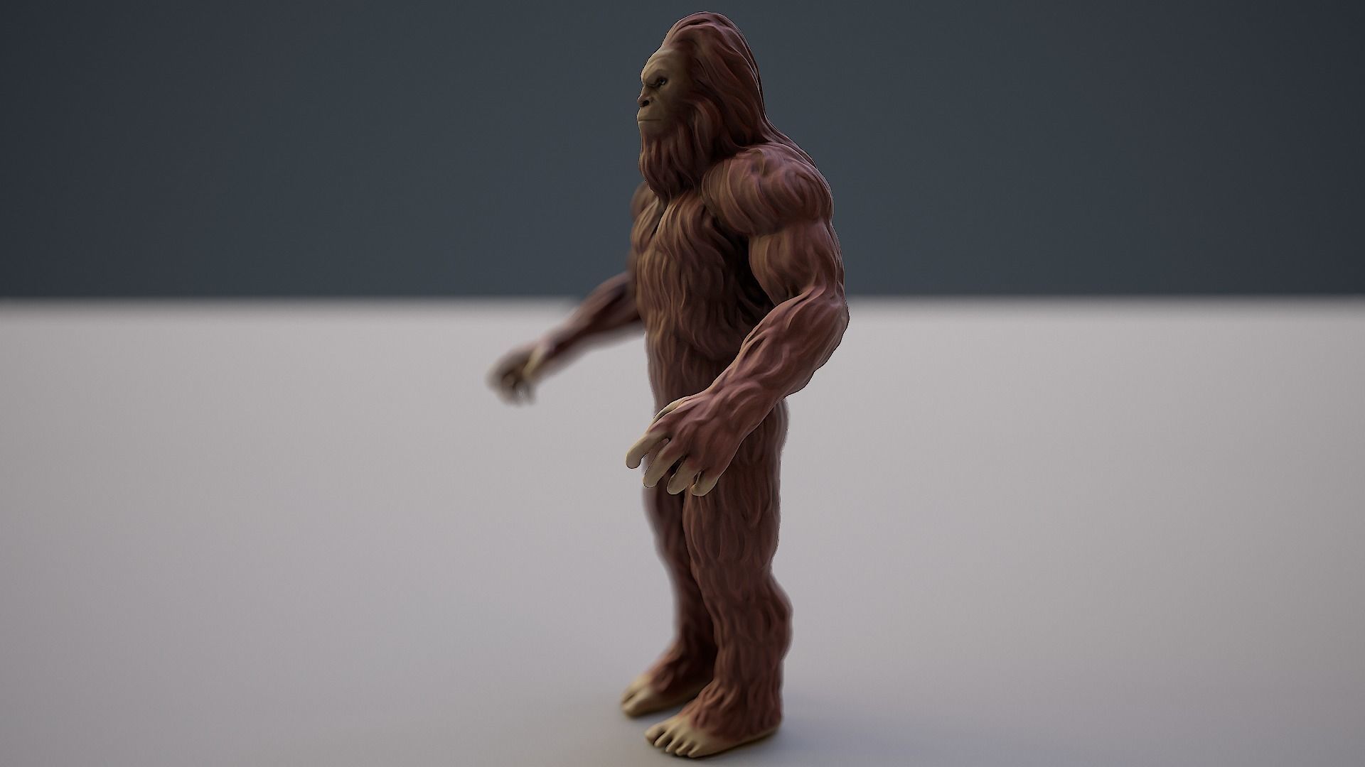 3D model Sasquatch Bigfoot VR / AR / low-poly | CGTrader