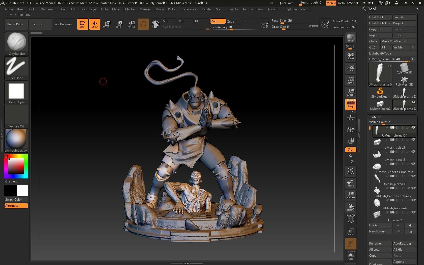 Alphonse elric - full Metal 3D model 3D printable | CGTrader
