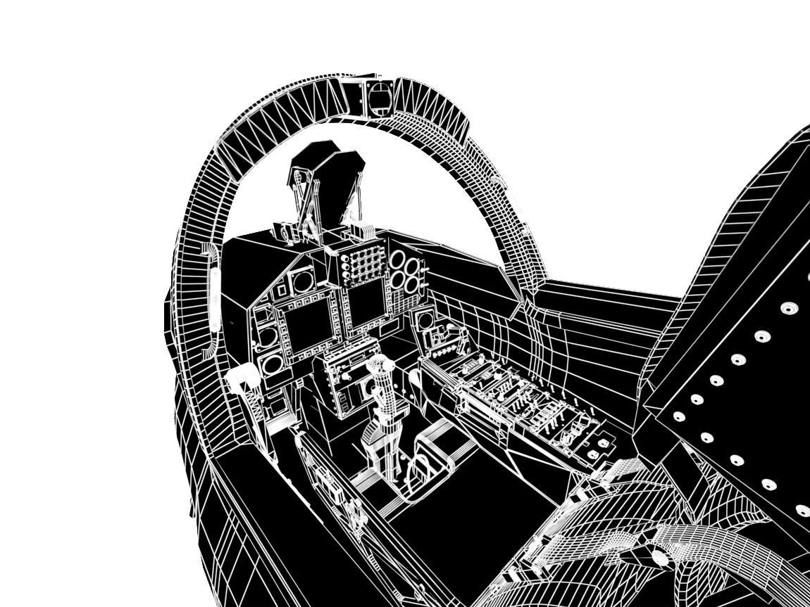 T-45 Cockpit 3D model animated | CGTrader