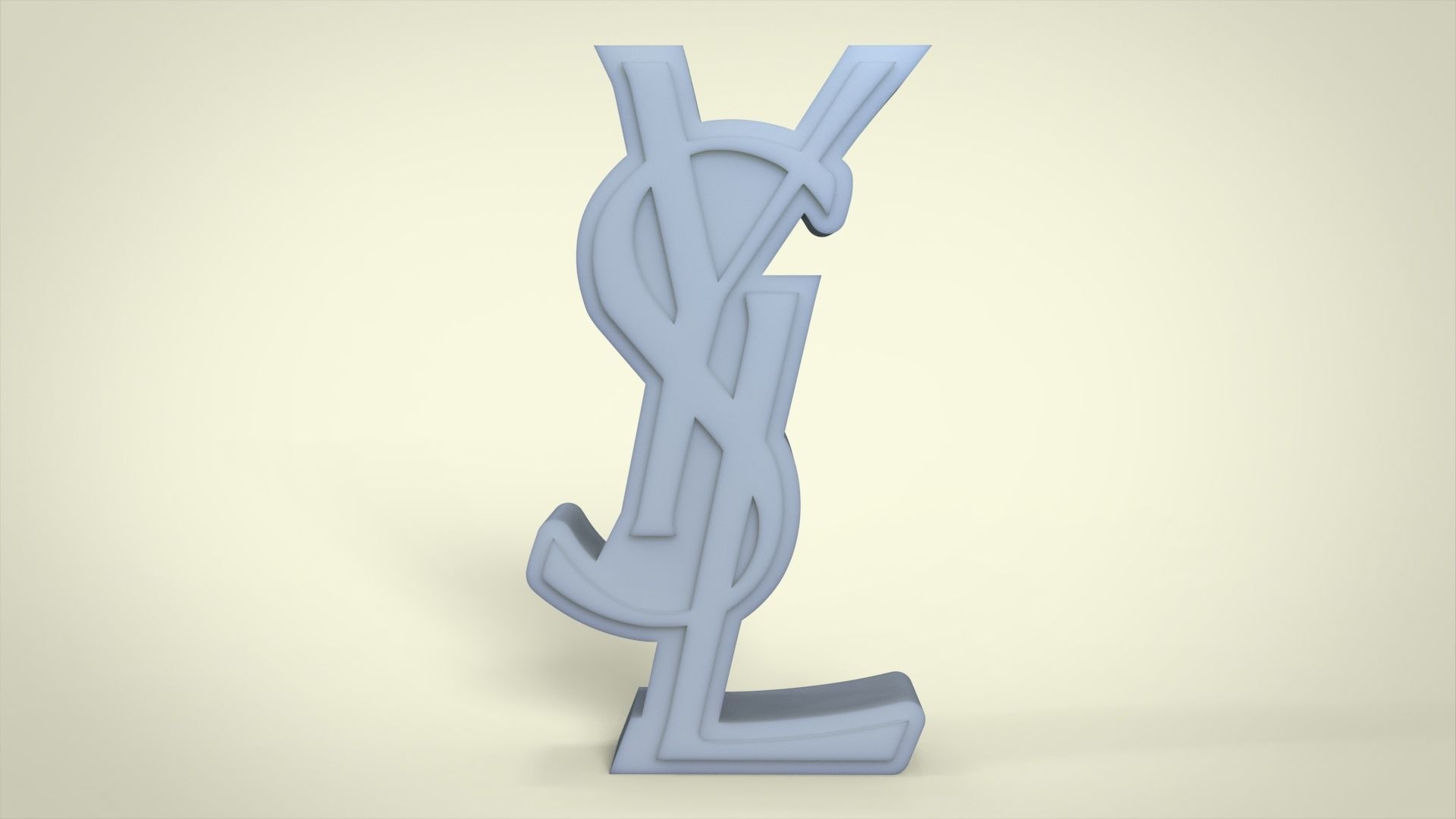 Yves Saint Laurent candle 3D model 3D printable | CGTrader